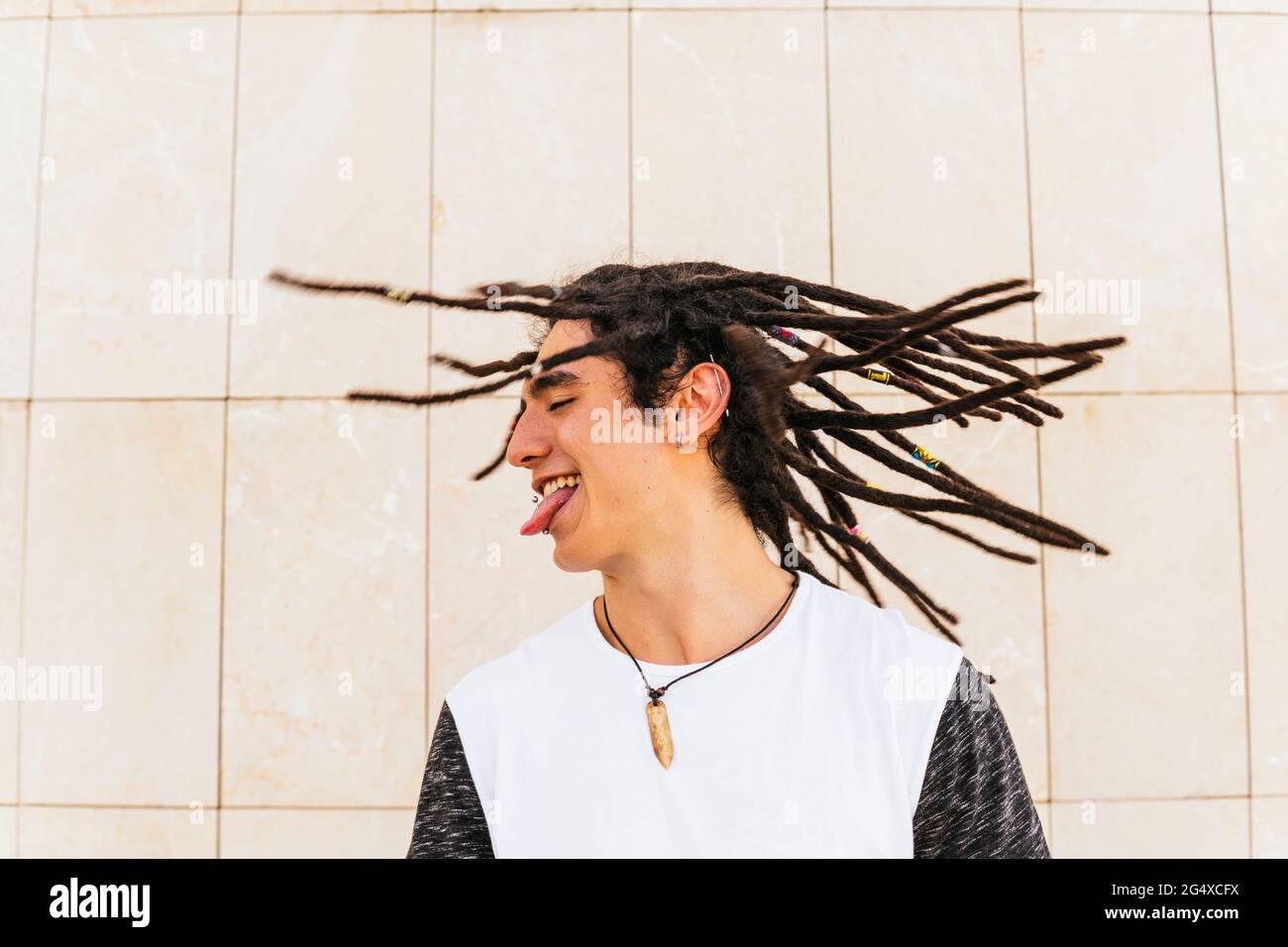 Dreadlocks hair head hi-res stock photography and images - Alamy