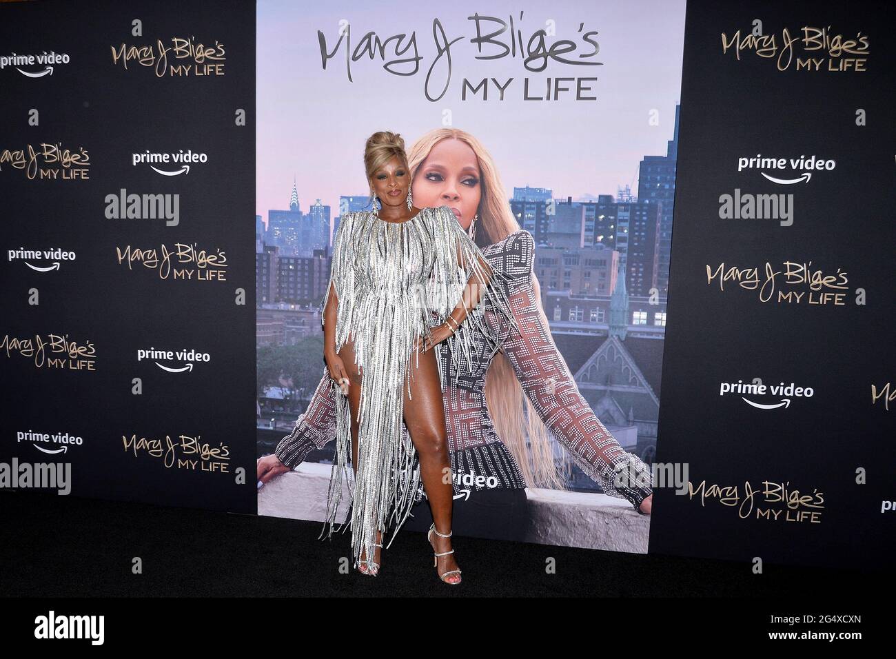 New York, USA. 23rd June, 2021. Singer Mary J. Blige attends “Mary J ...