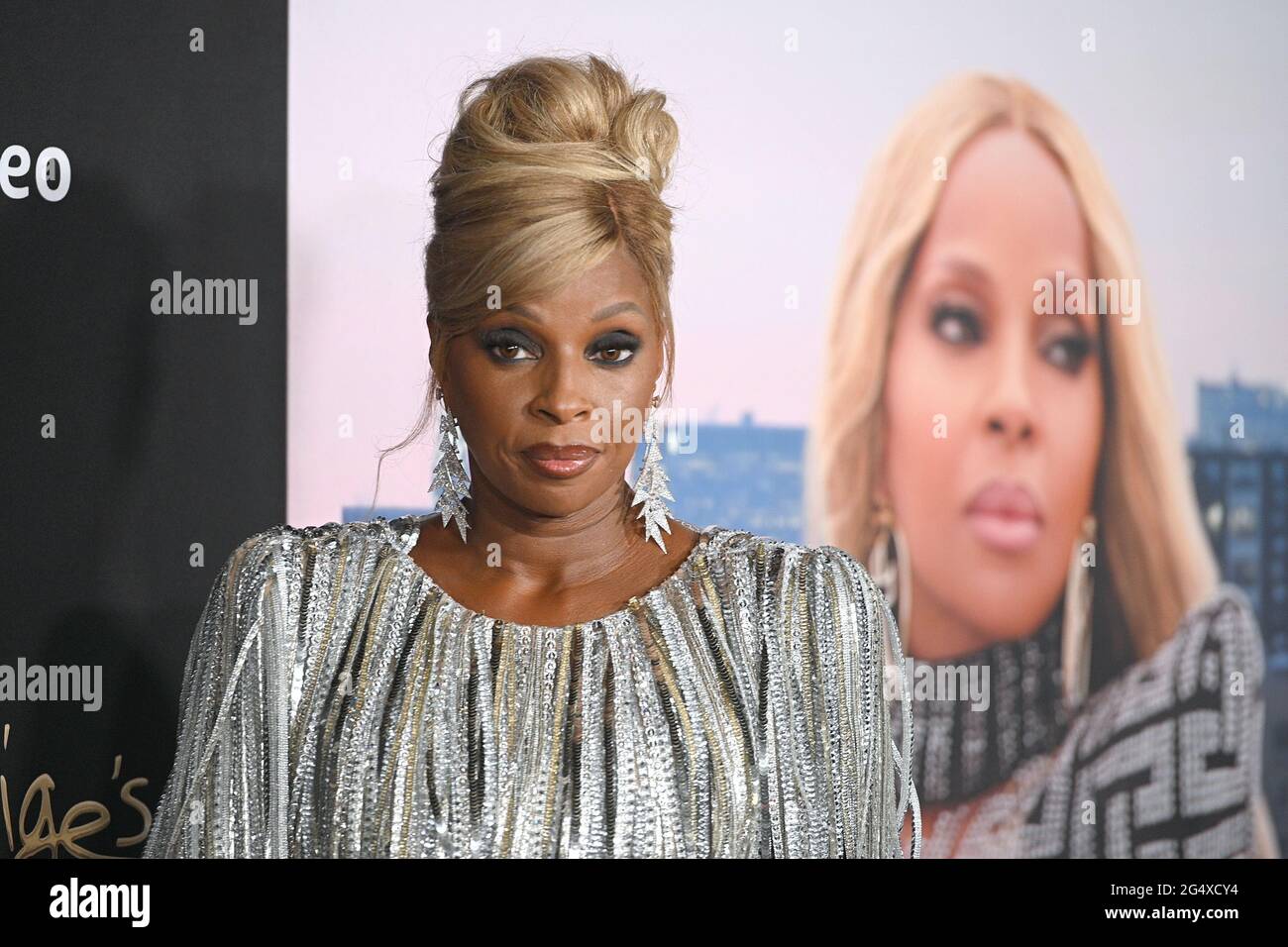 New York, USA. 23rd June, 2021. Singer Mary J. Blige attends “Mary J ...