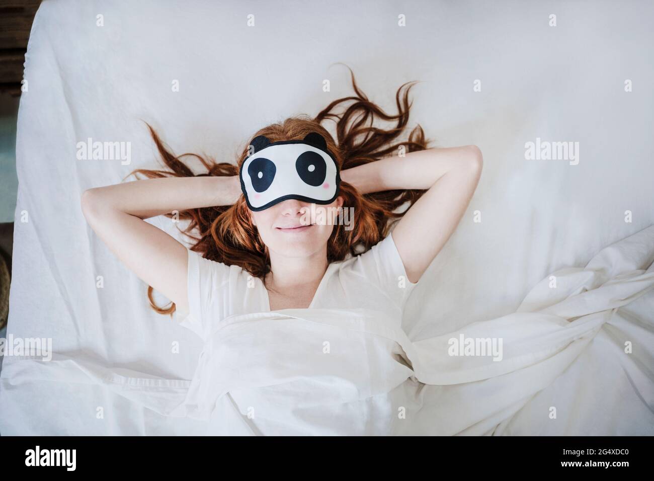 Sleep head on hands hi-res stock photography and images - Alamy