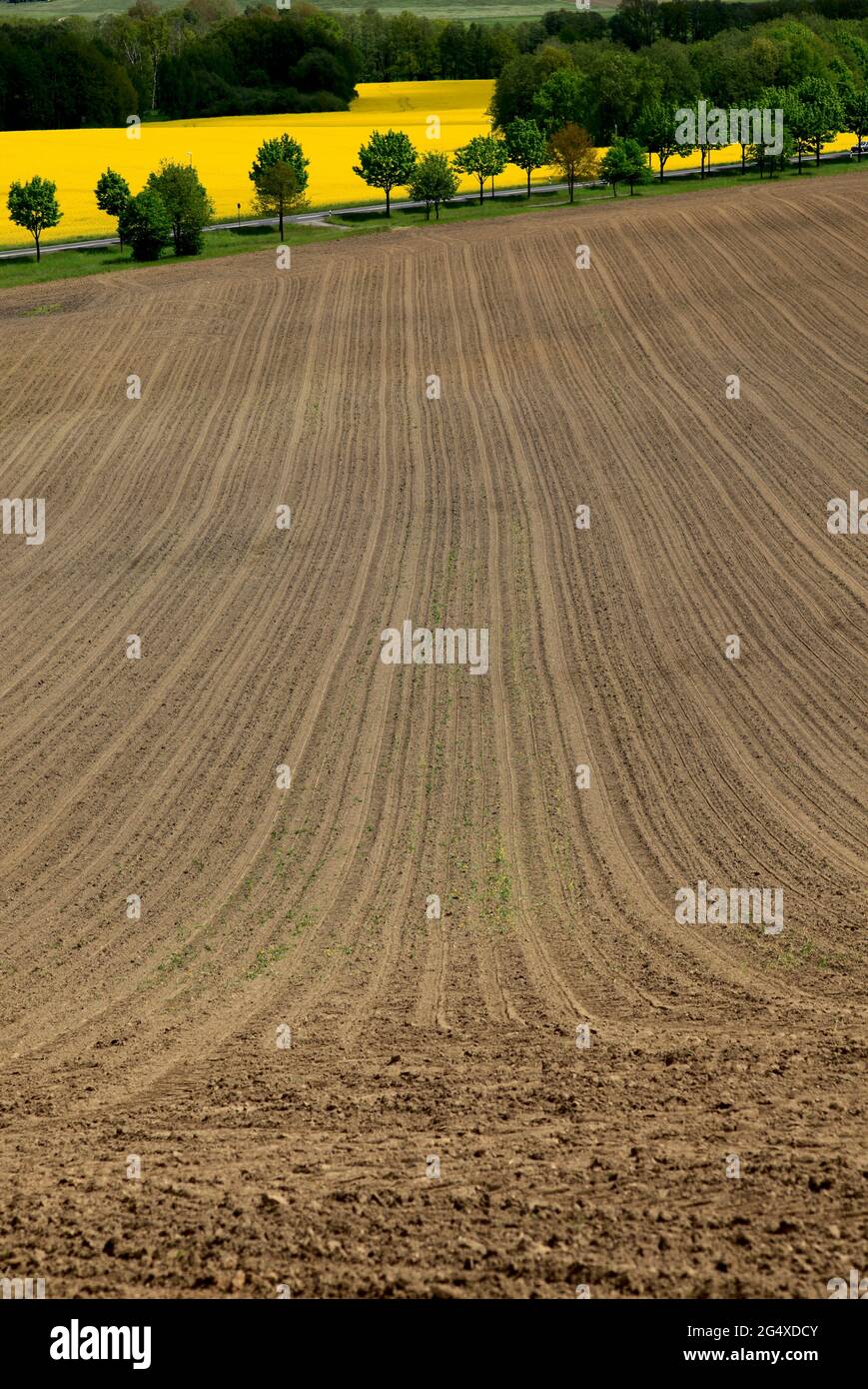 Spring field preparation hi-res stock photography and images - Alamy