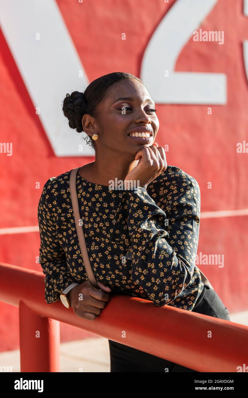 Hand on railing hi-res stock photography and images - Alamy