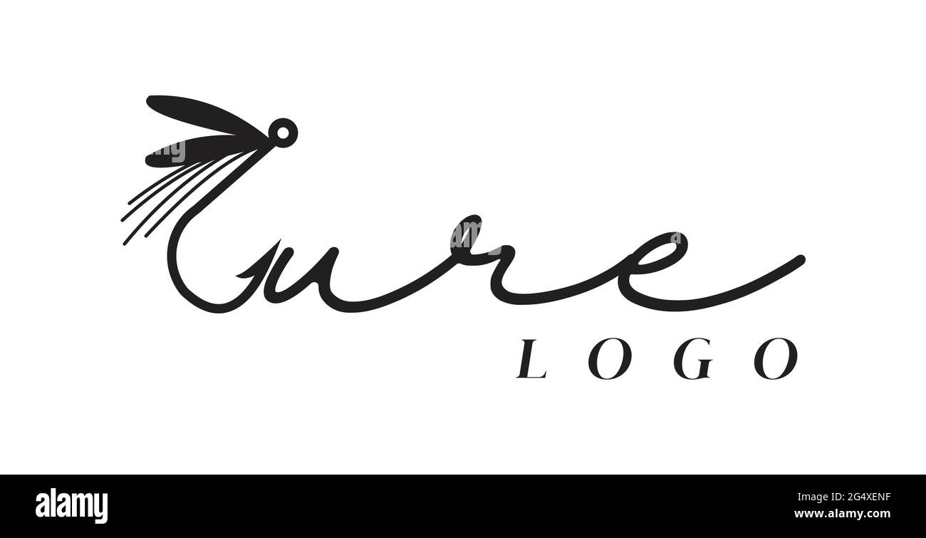 Lure Fishing logo exclusive design inspiration Stock Photo - Alamy