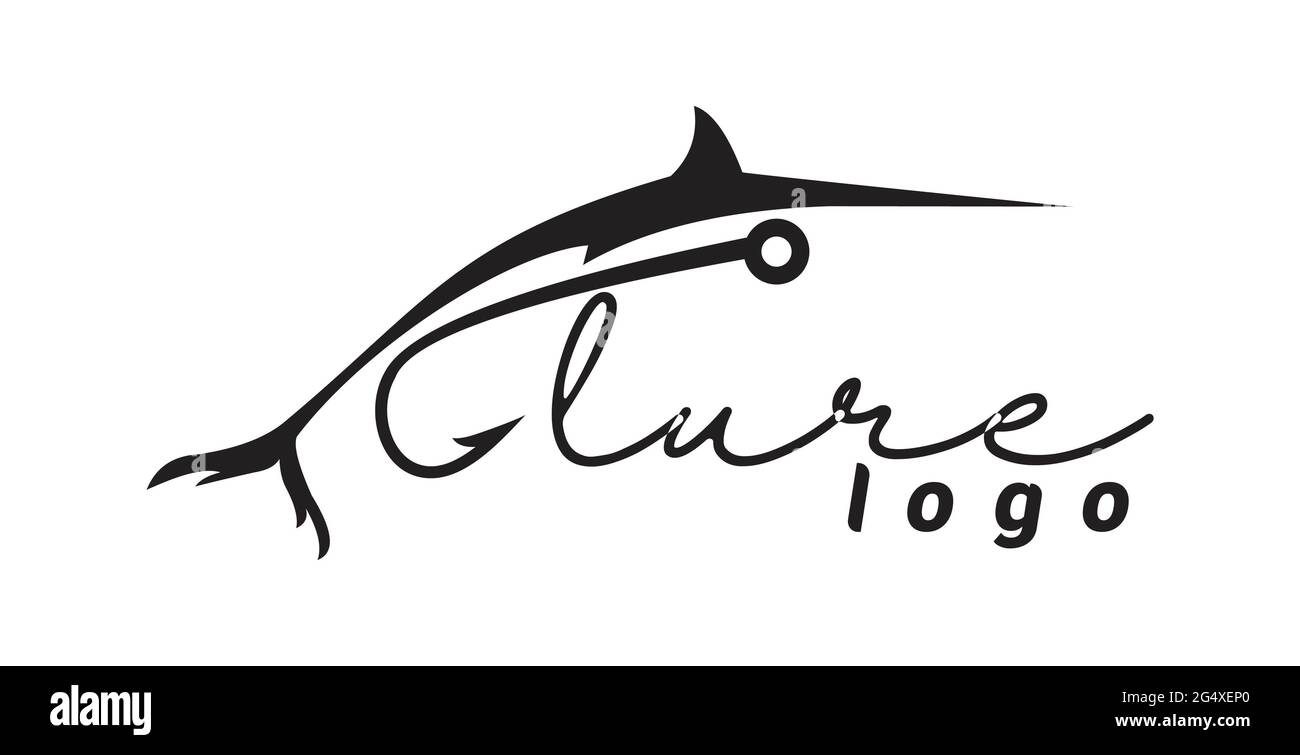Lure Fishing logo exclusive design inspiration Stock Photo - Alamy