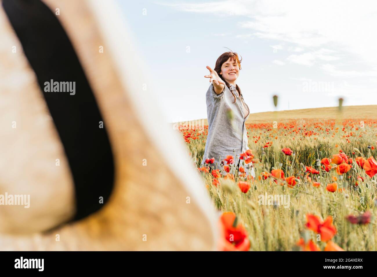 Poppy in hat hi-res stock photography and images - Alamy