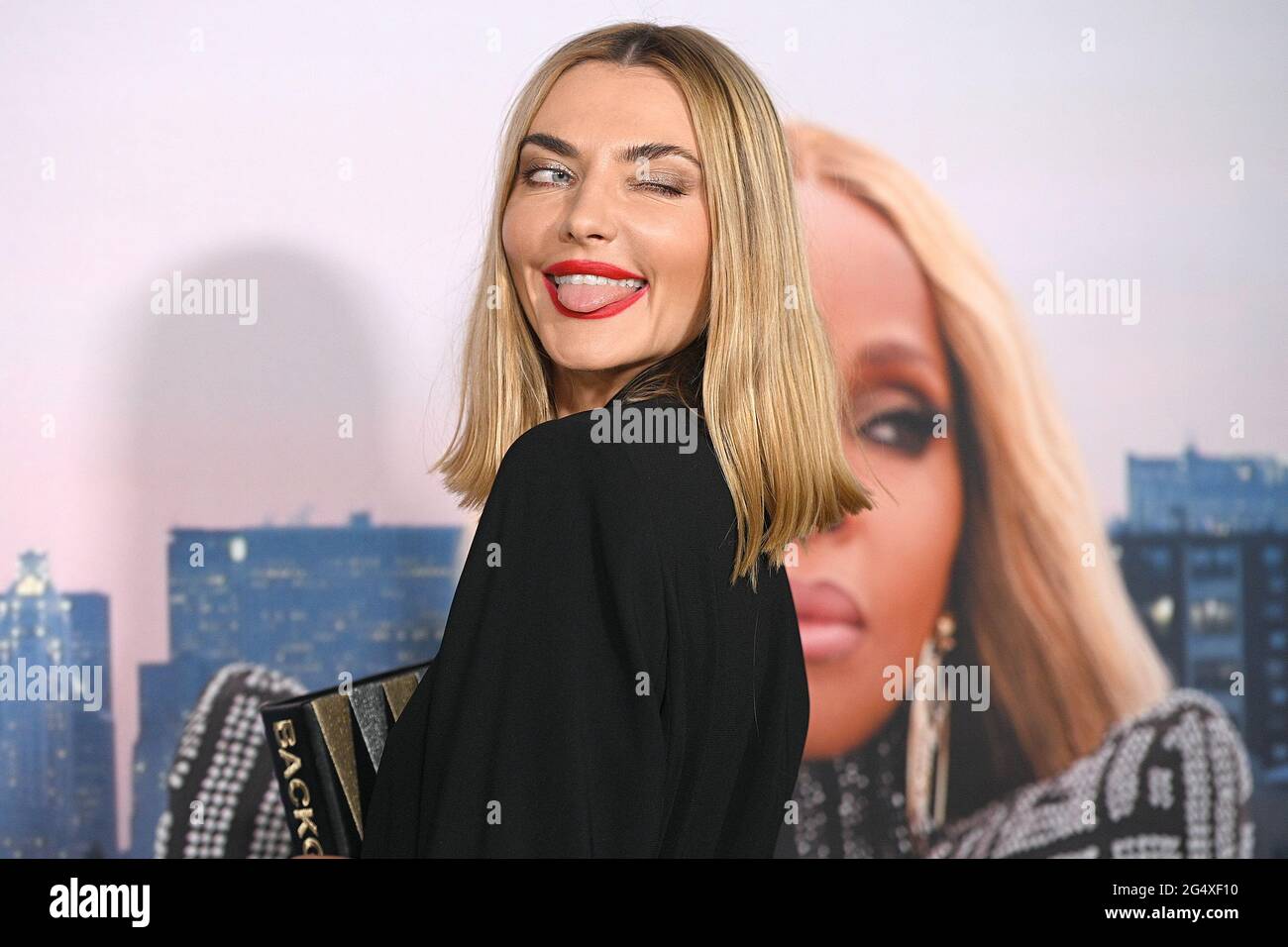 New York, USA. 23rd June, 2021. Alina Baikova attends “Mary J. Blige's ...