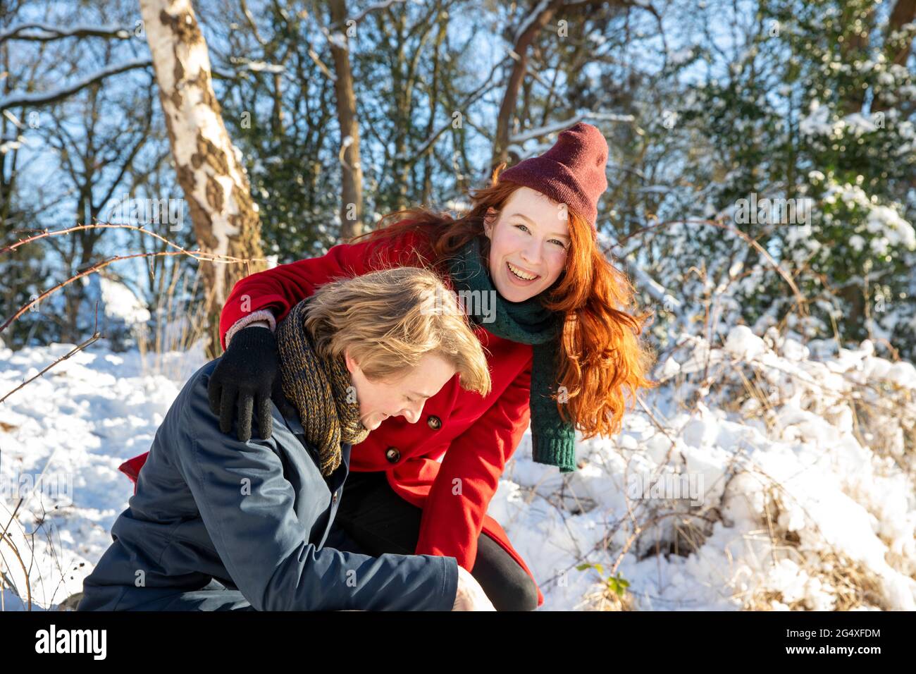 People enjoying on snow hi-res stock photography and images - Alamy