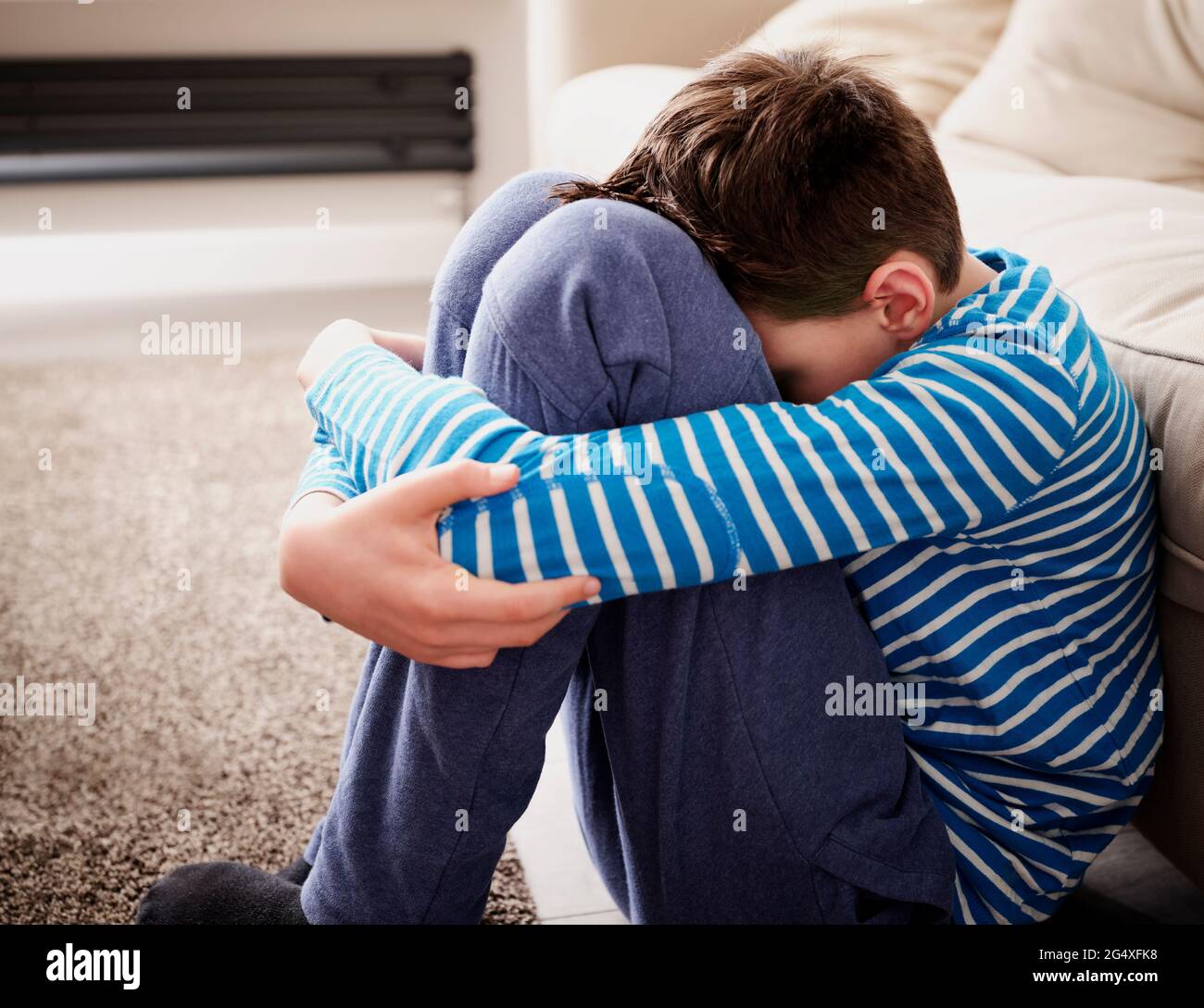 Girl Hugging Sad Boy