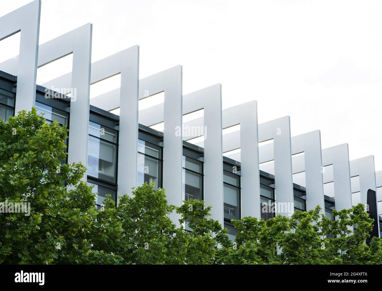 Spain, Madrid, Modern exterior of Repsol Campus headquarters Stock ...