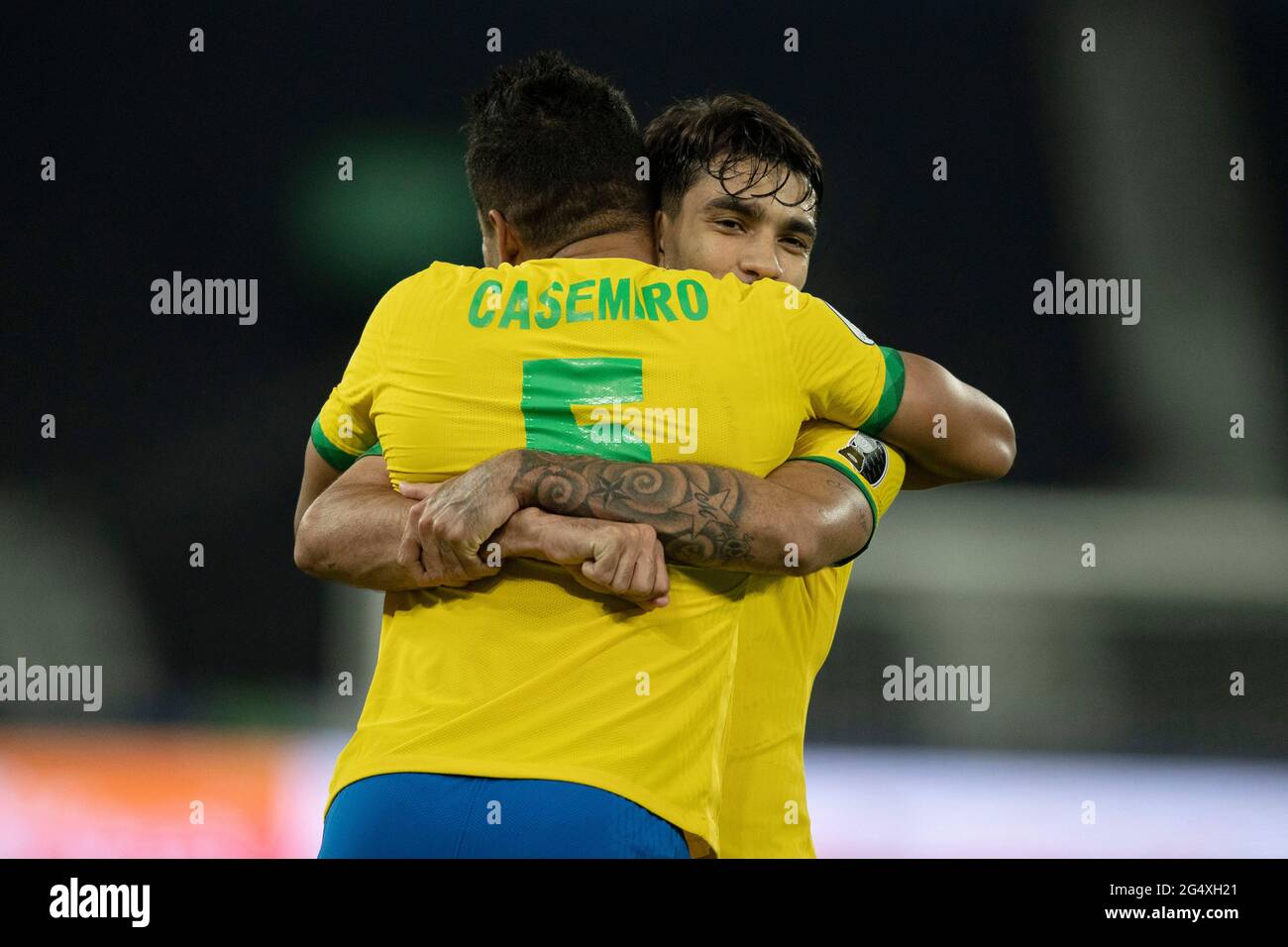 Rio de Janeiro, Brazil. 23th June 2021; Nilton Santos Stadium, Rio de Janeiro, Brazil; Copa ...