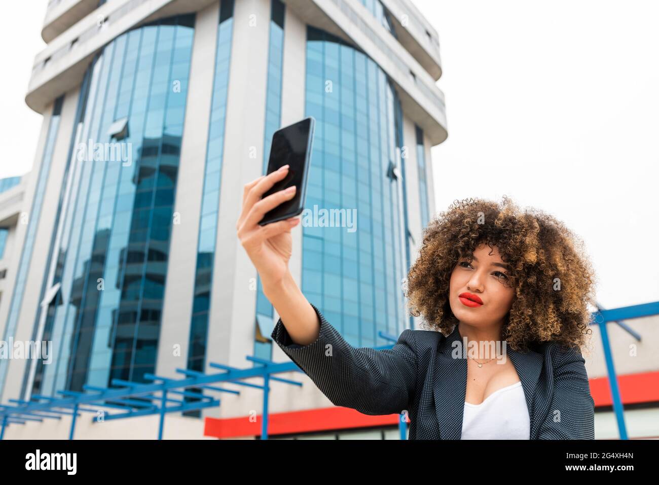 Female entrepreneur hand raised hi-res stock photography and images - Alamy