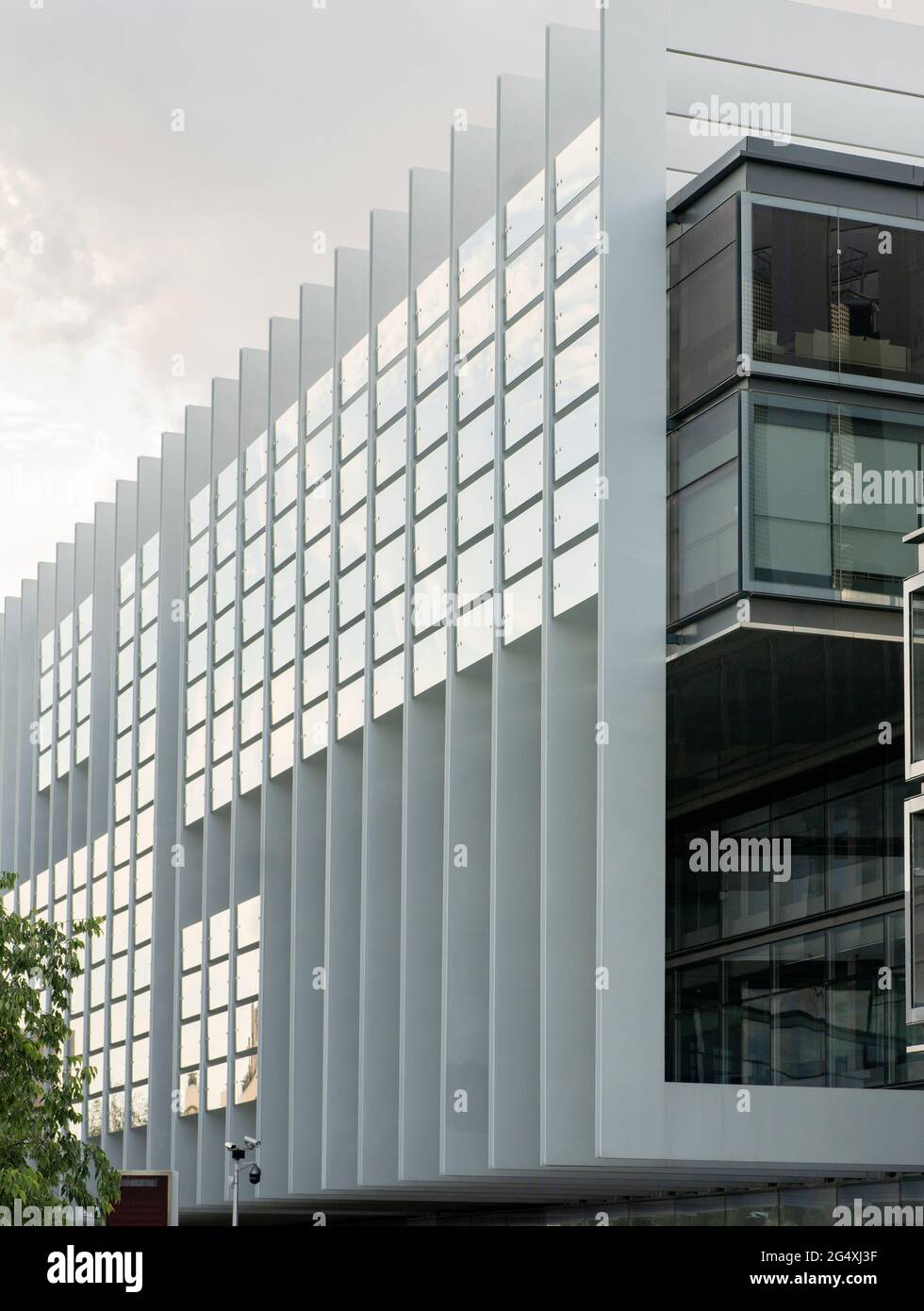Spain, Madrid, Modern exterior of Repsol Campus headquarters Stock ...