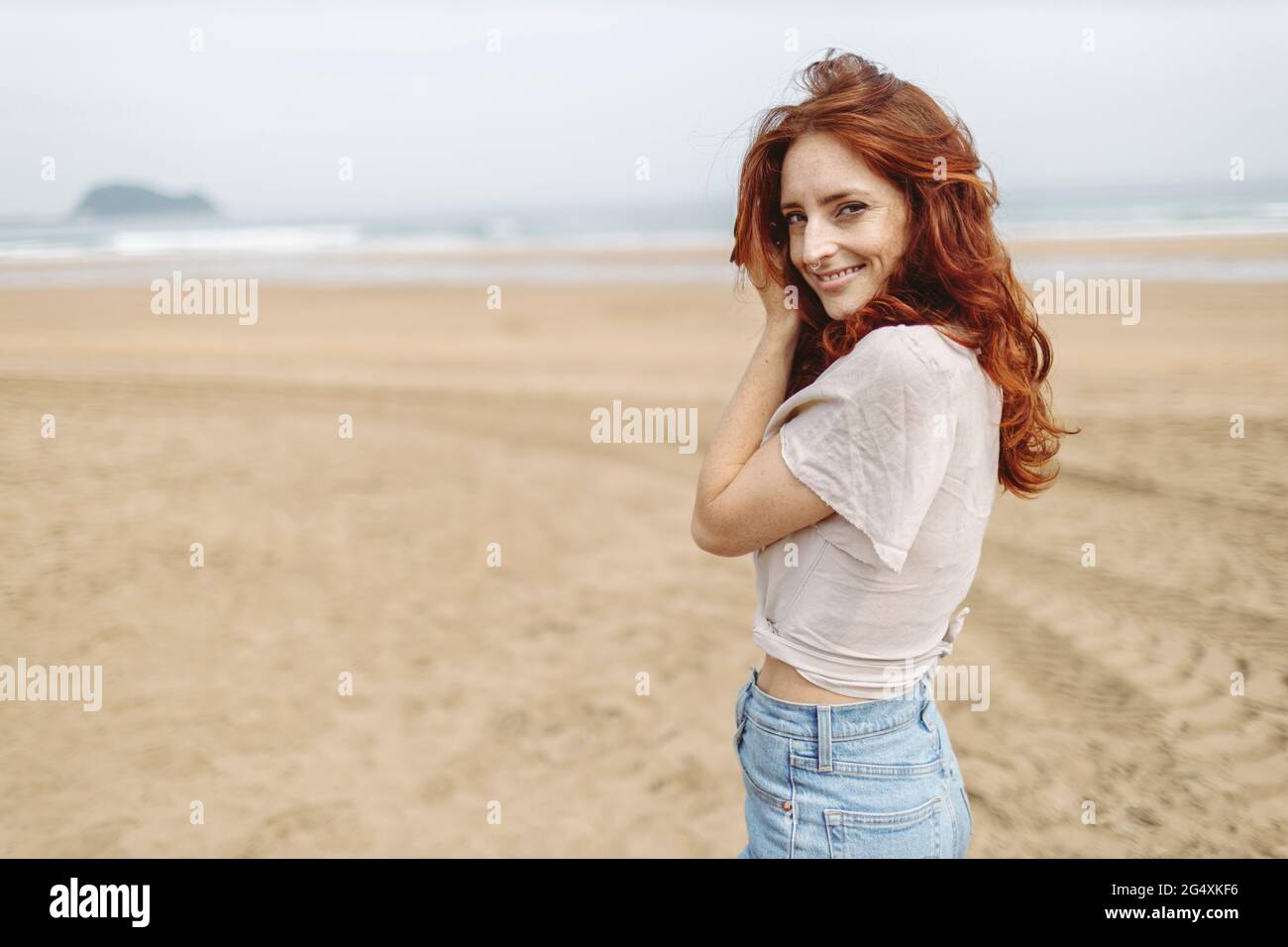 Redhead beach hi-res stock photography and images - Alamy