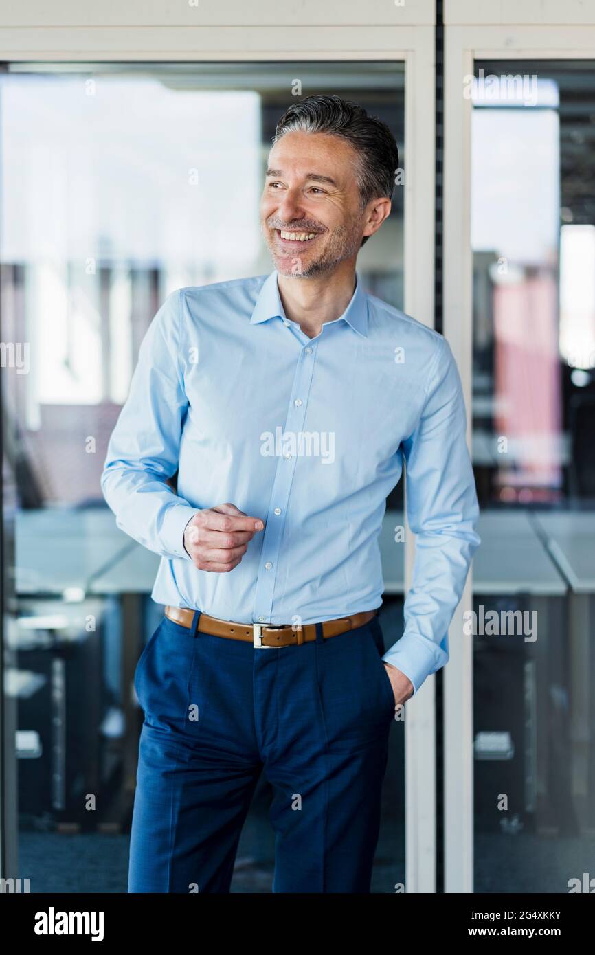 Happy professional male in hi-res stock photography and images - Alamy