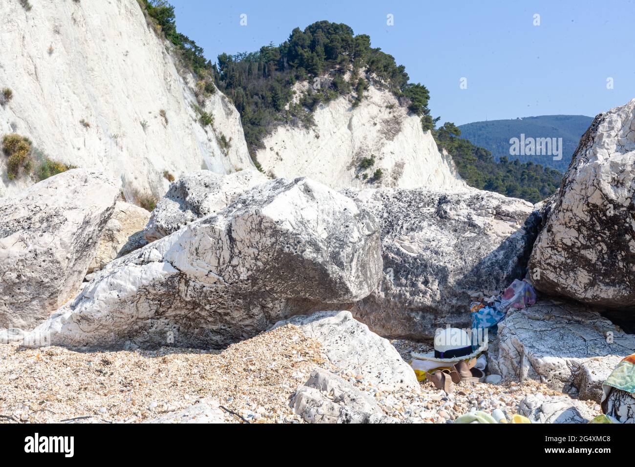 Numana, Ancona, Italy City Landsmarks and beaches are partilally from ...