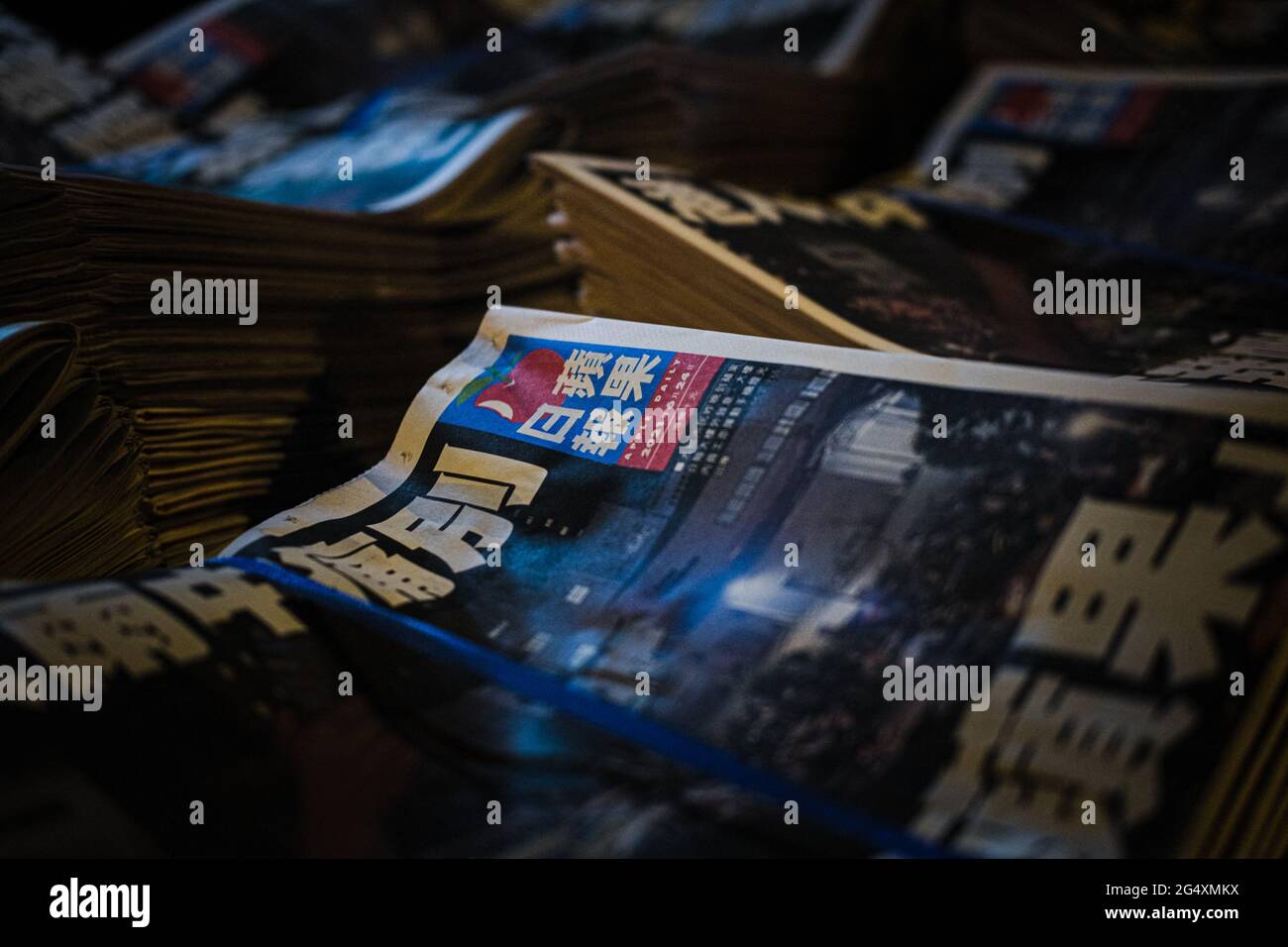 Hong kong tabloid style newspaper hi-res stock photography and images ...