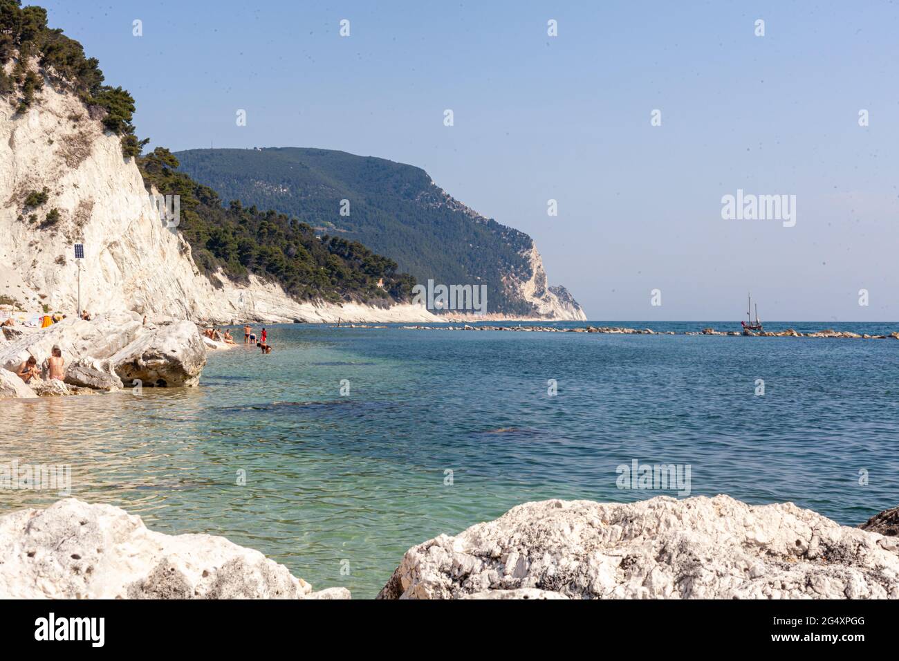 Numana, Ancona, Italy City Landsmarks and beaches are partilally from ...