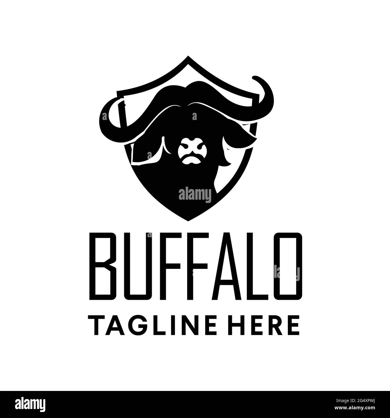 buffalo logo exclusive design inspiration Stock Vector Image & Art - Alamy