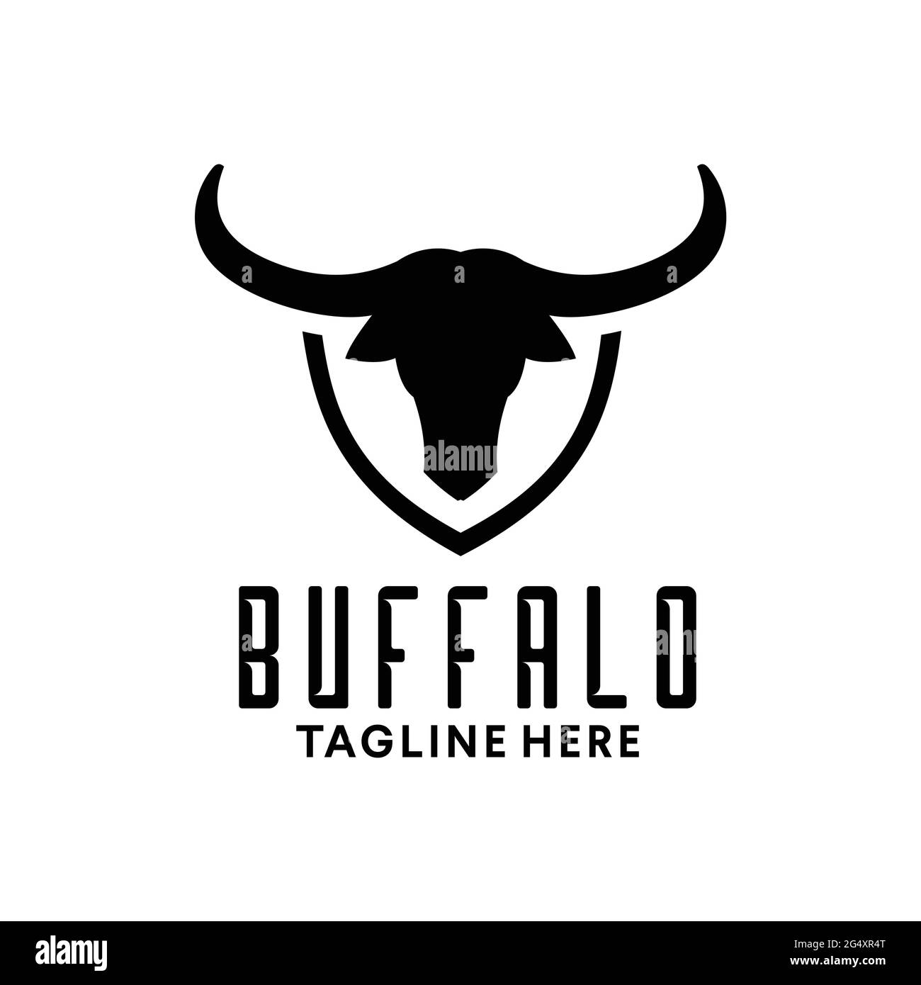 buffalo logo exclusive design inspiration Stock Vector Image & Art - Alamy