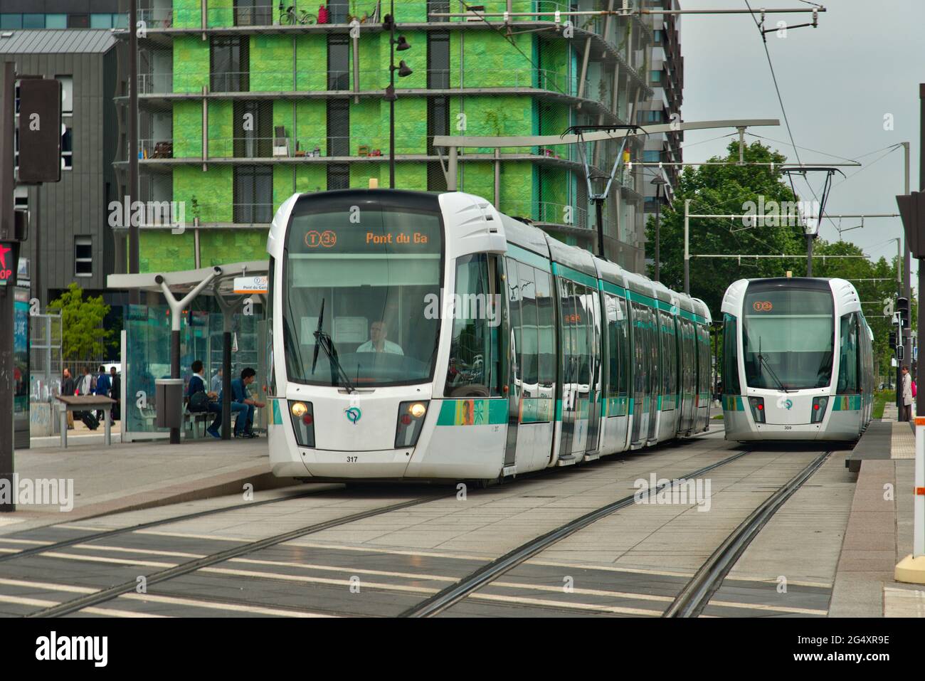 FRANCE, PARIS (75013), ZAC PARIS RIVE GAUCHE, BOULEVARD DU GENERAL D ...