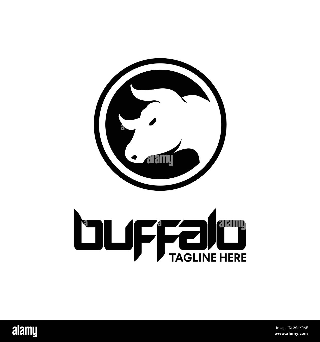 buffalo logo exclusive design inspiration Stock Vector Image & Art - Alamy