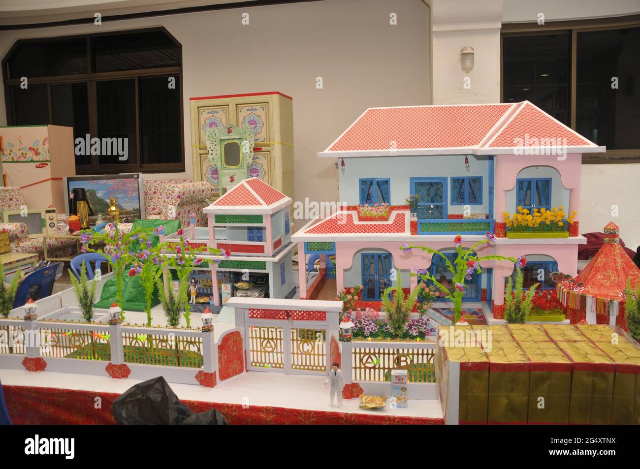 BANGKOK, THAILAND – 20 MARCH 2021 : replicas of house and gadgets for ...