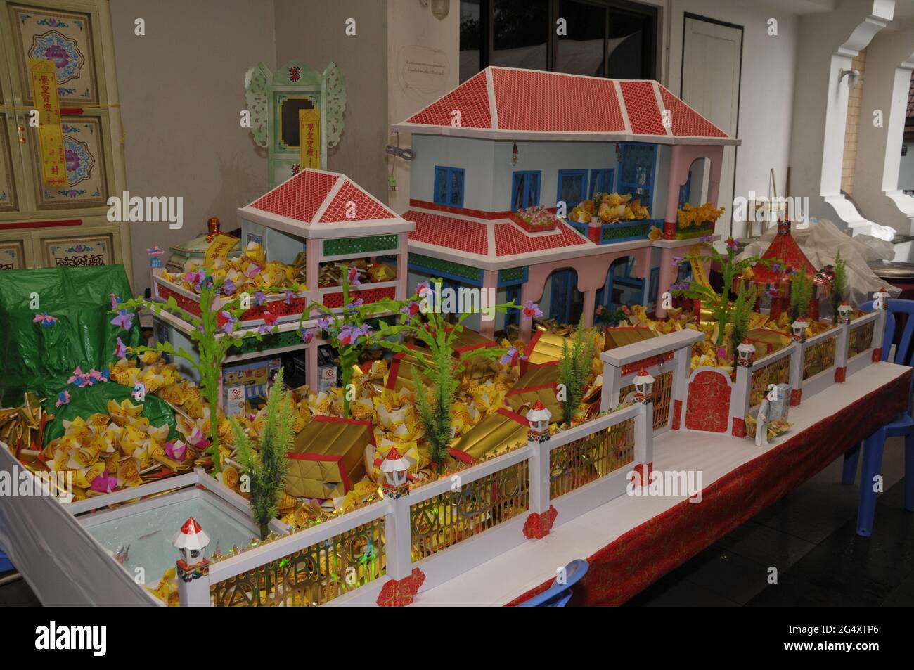 BANGKOK, THAILAND – 20 MARCH 2021 : replicas of house and gadgets for ...