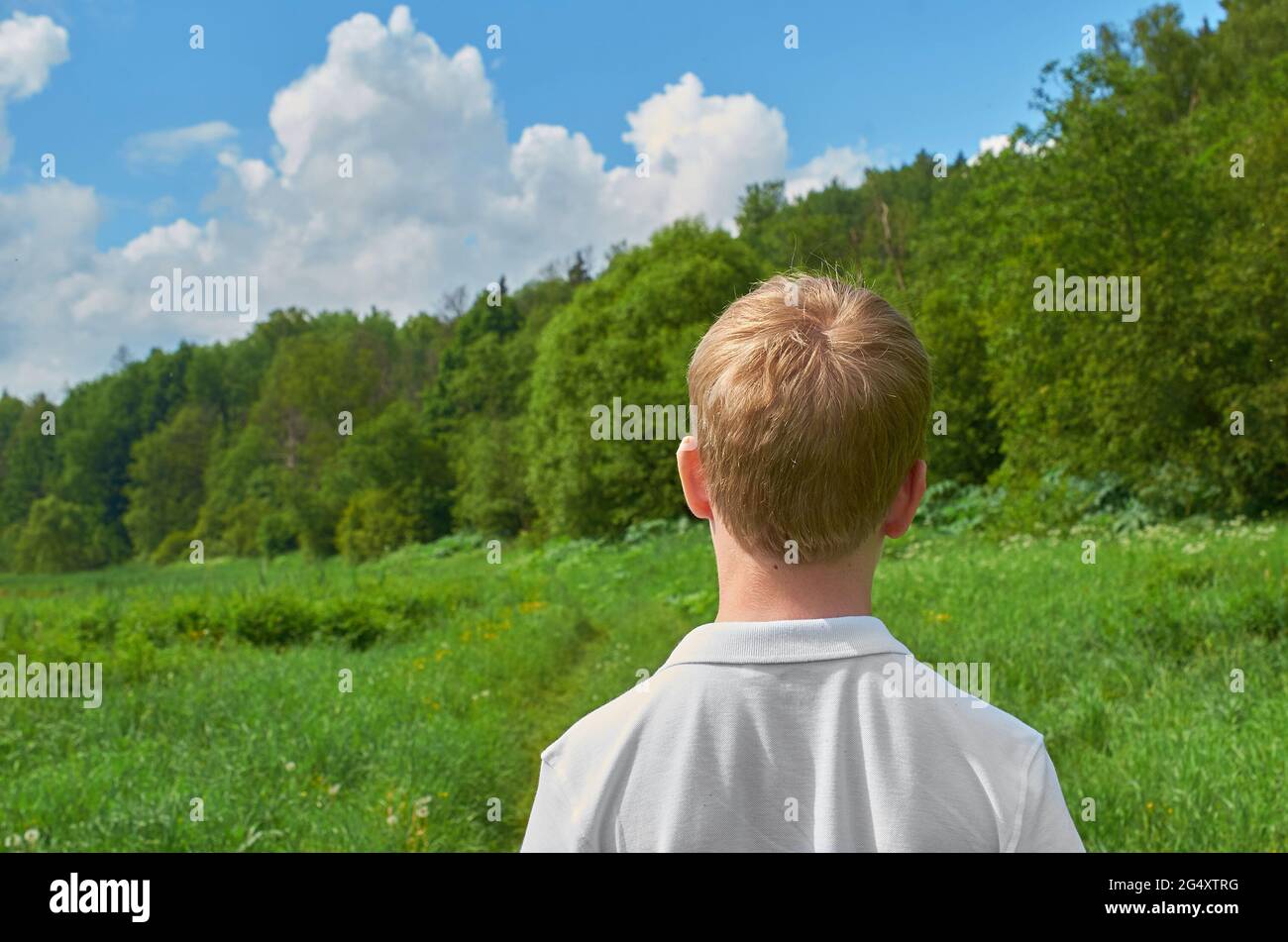 Boy fair preteen hi-res stock photography and images - Alamy
