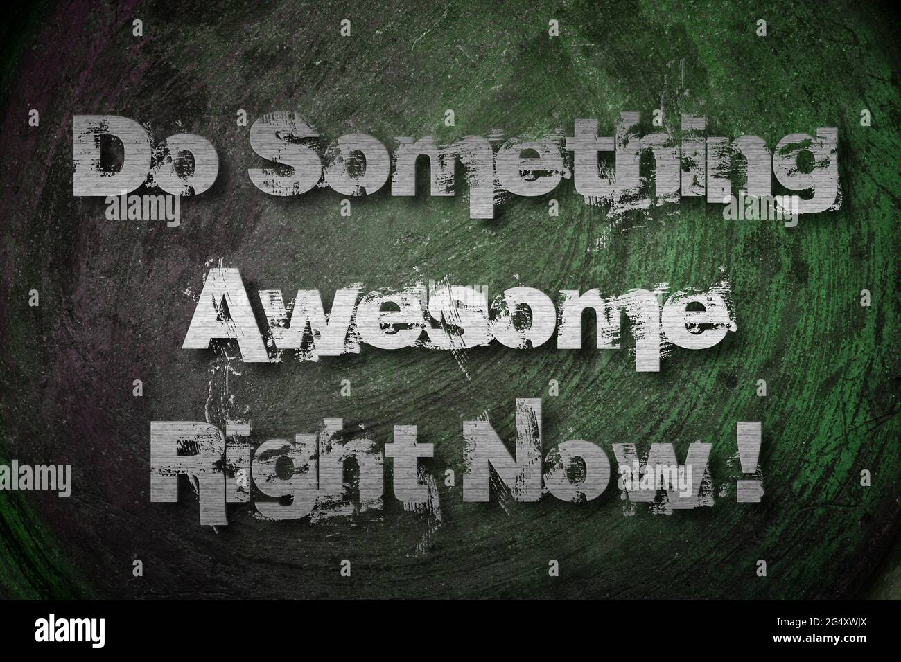 Do Something Awesome Right Now Concept text Stock Photo - Alamy