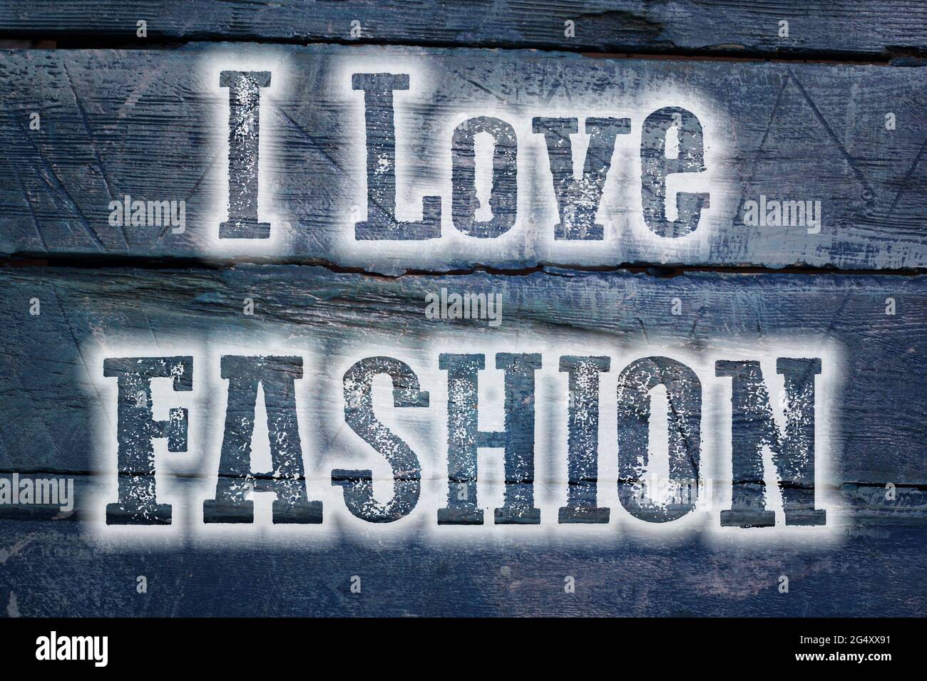 I Love Fashion Concept text on background Stock Photo - Alamy