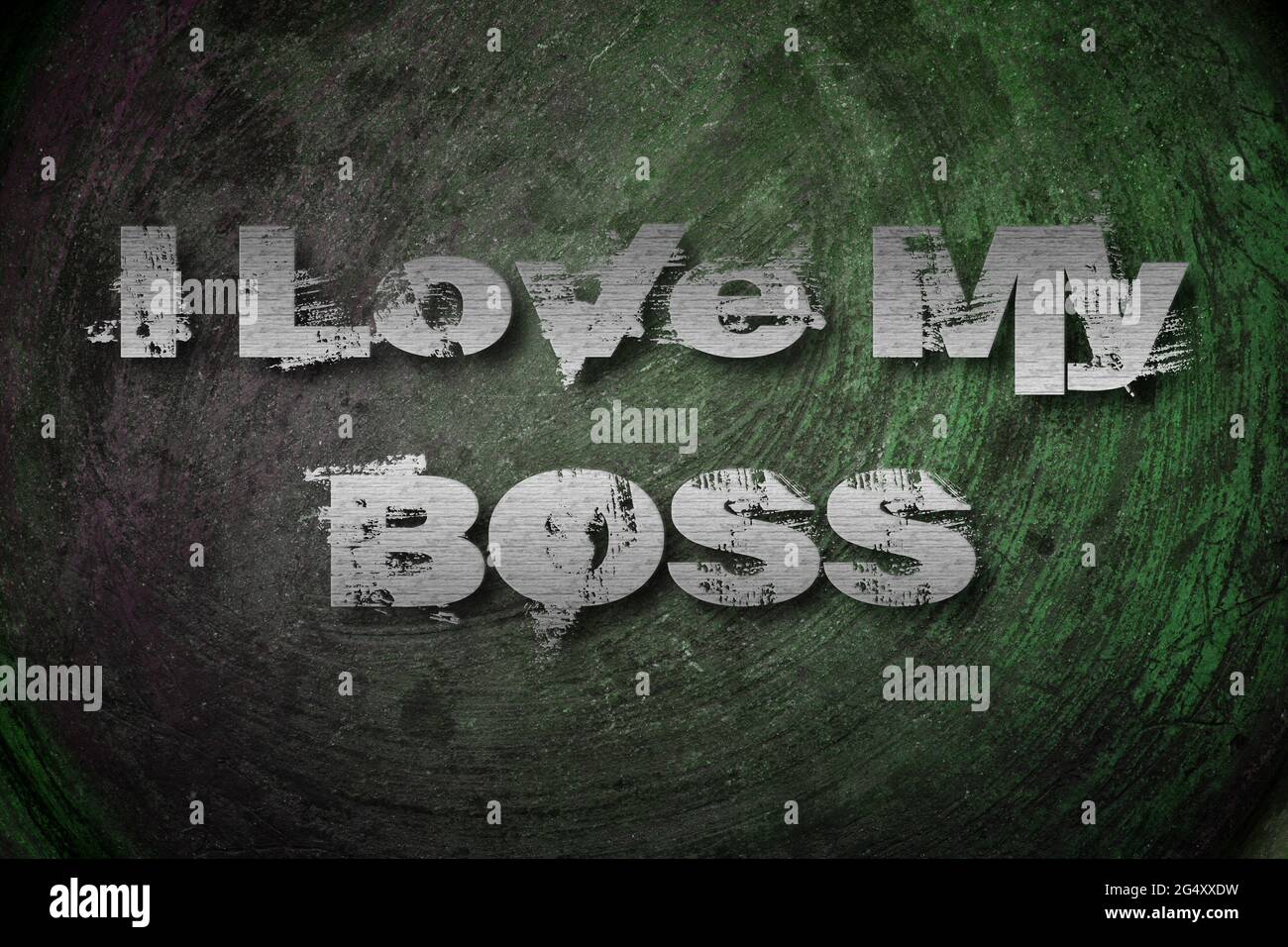 I Love My Boss Concept text on background Stock Photo - Alamy