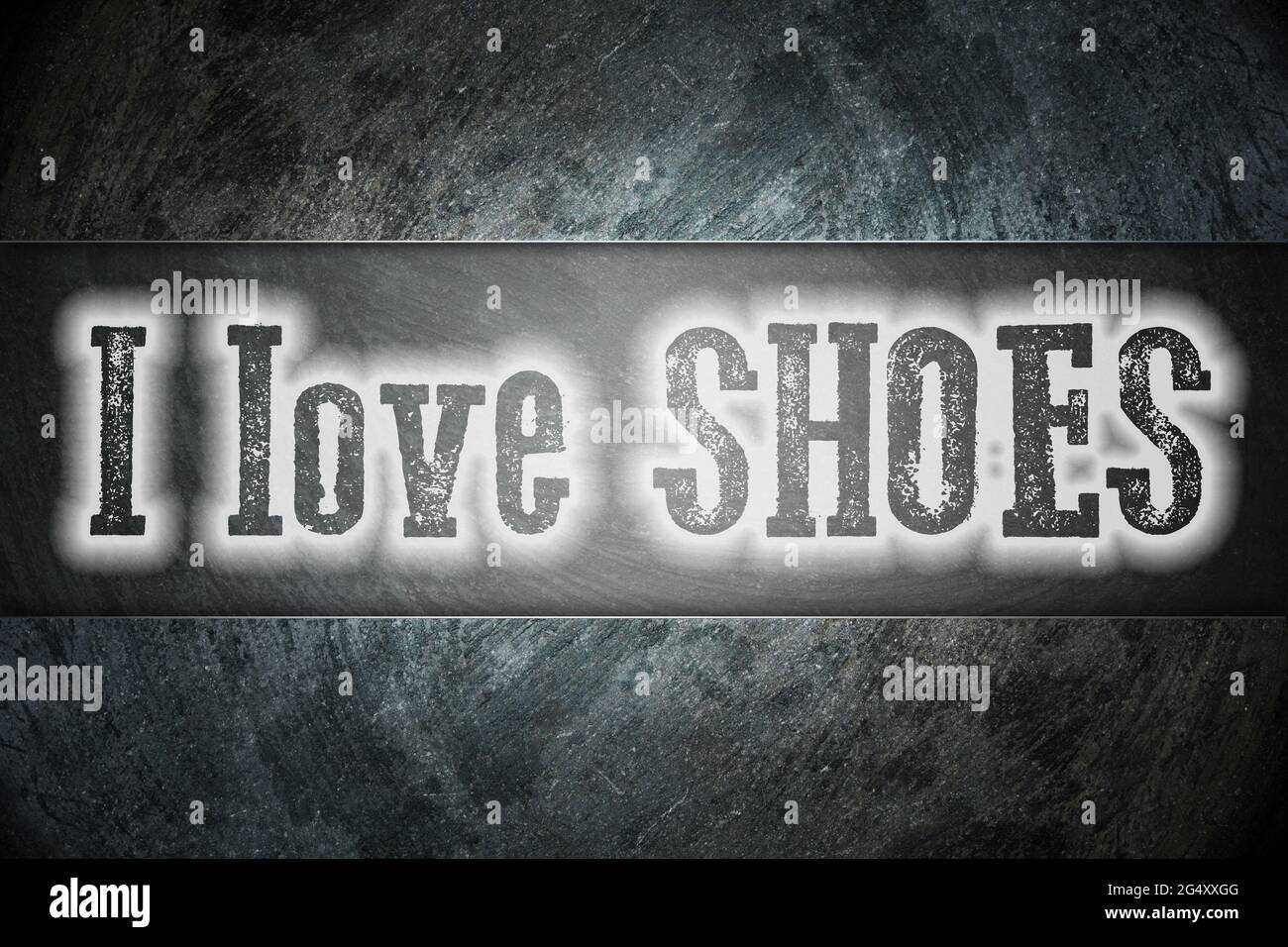 Love shoes concept text hi-res stock photography and images - Alamy