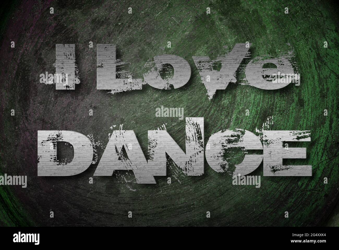 I Love Dance Concept text on background Stock Photo - Alamy