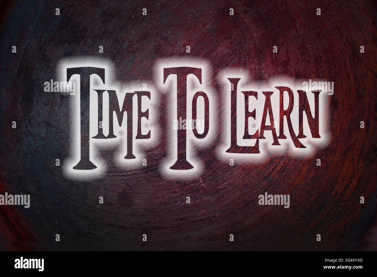 Time To Learn Concept text on background Stock Photo - Alamy