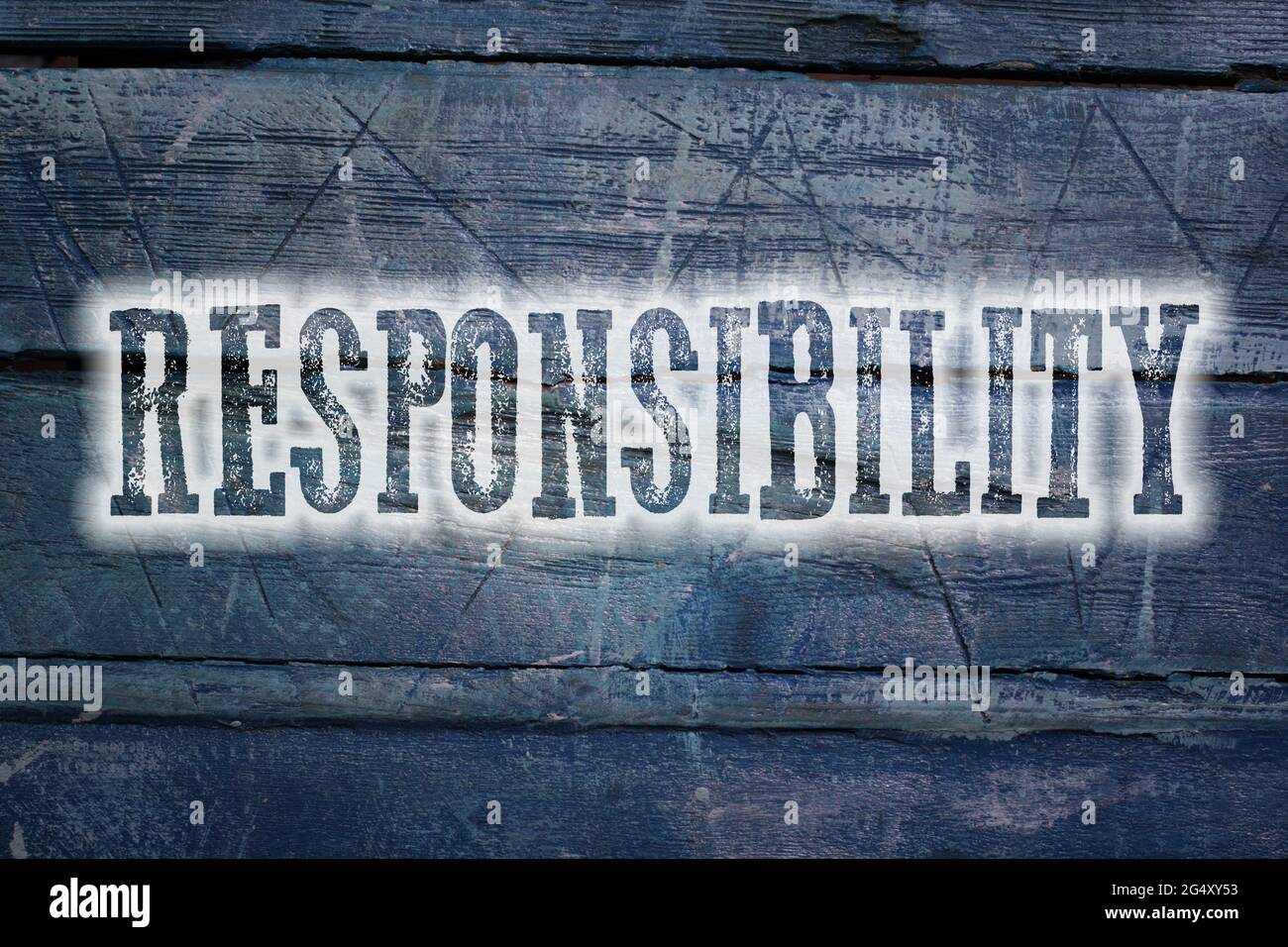 Responsibility Concept text on background Stock Photo - Alamy