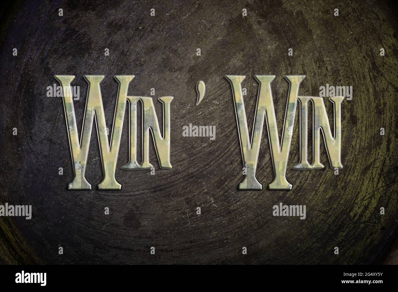 Win Win Concept text on background Stock Photo - Alamy