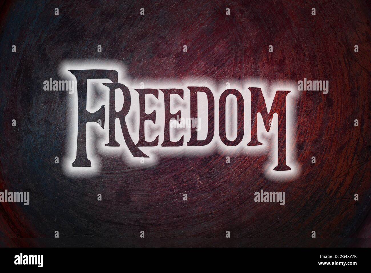 Freedom Concept text on backgroung Stock Photo - Alamy
