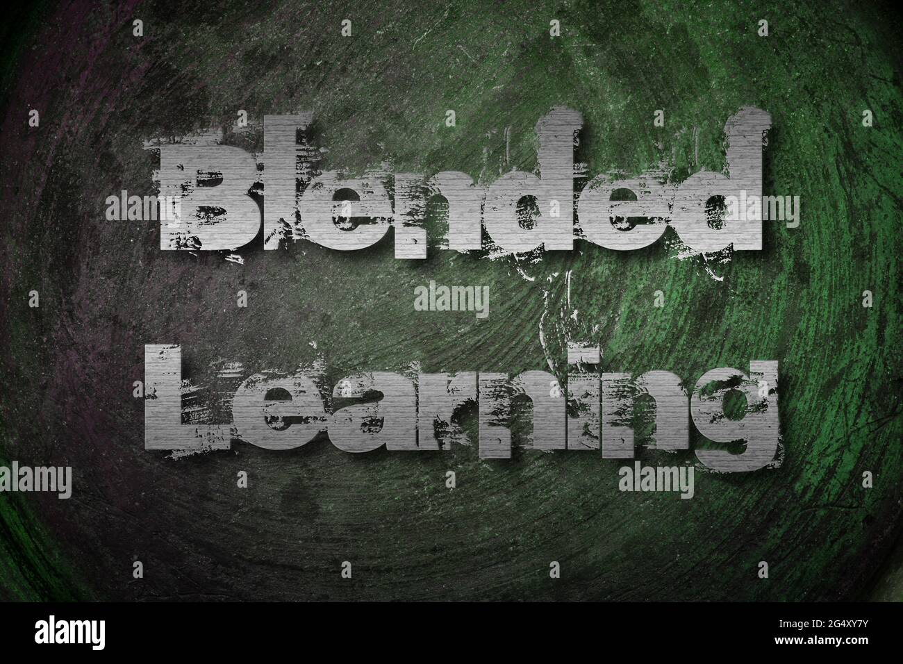 Blended Learning Concept text on background Stock Photo - Alamy