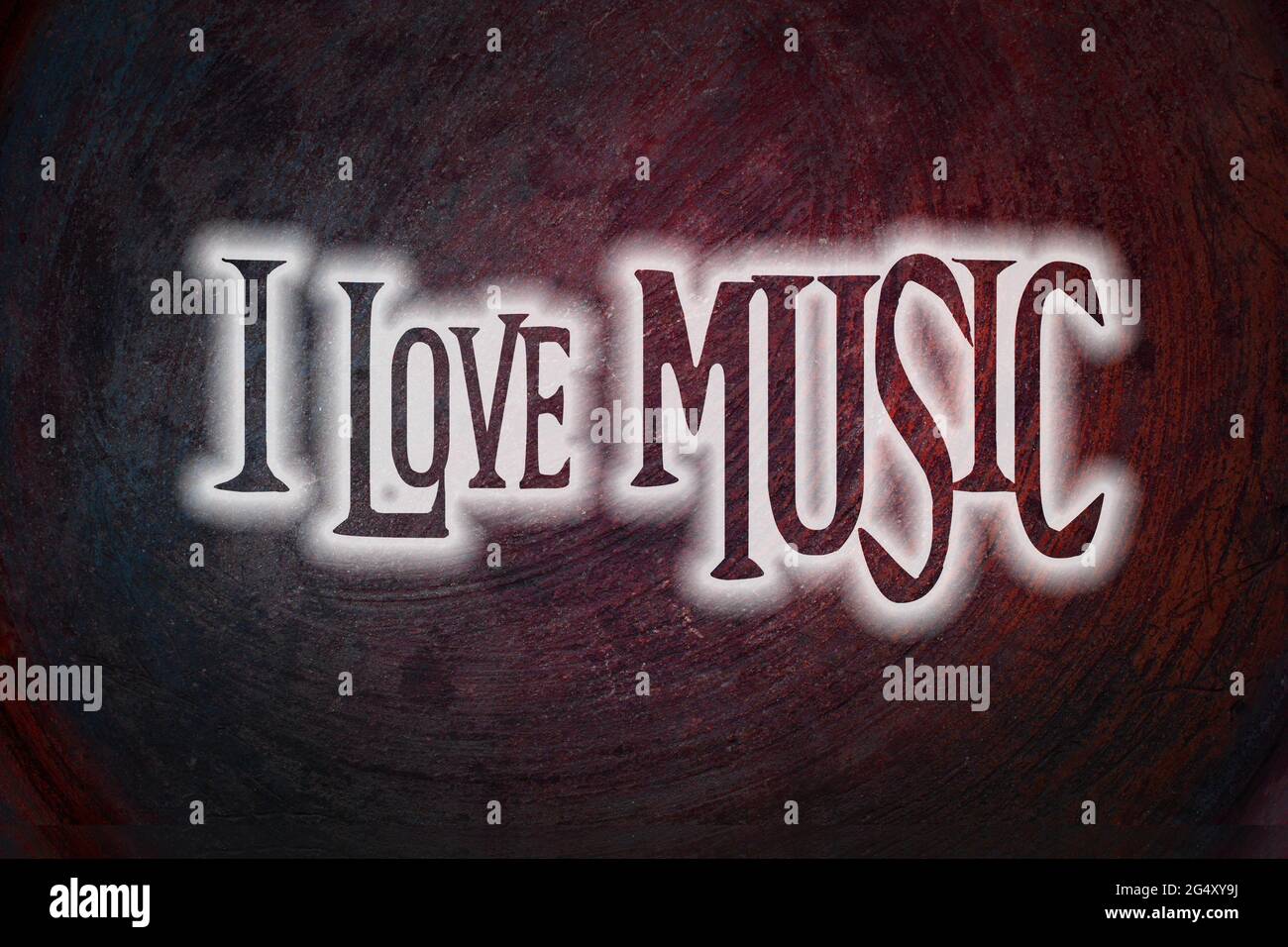 I love music hi-res stock photography and images - Alamy