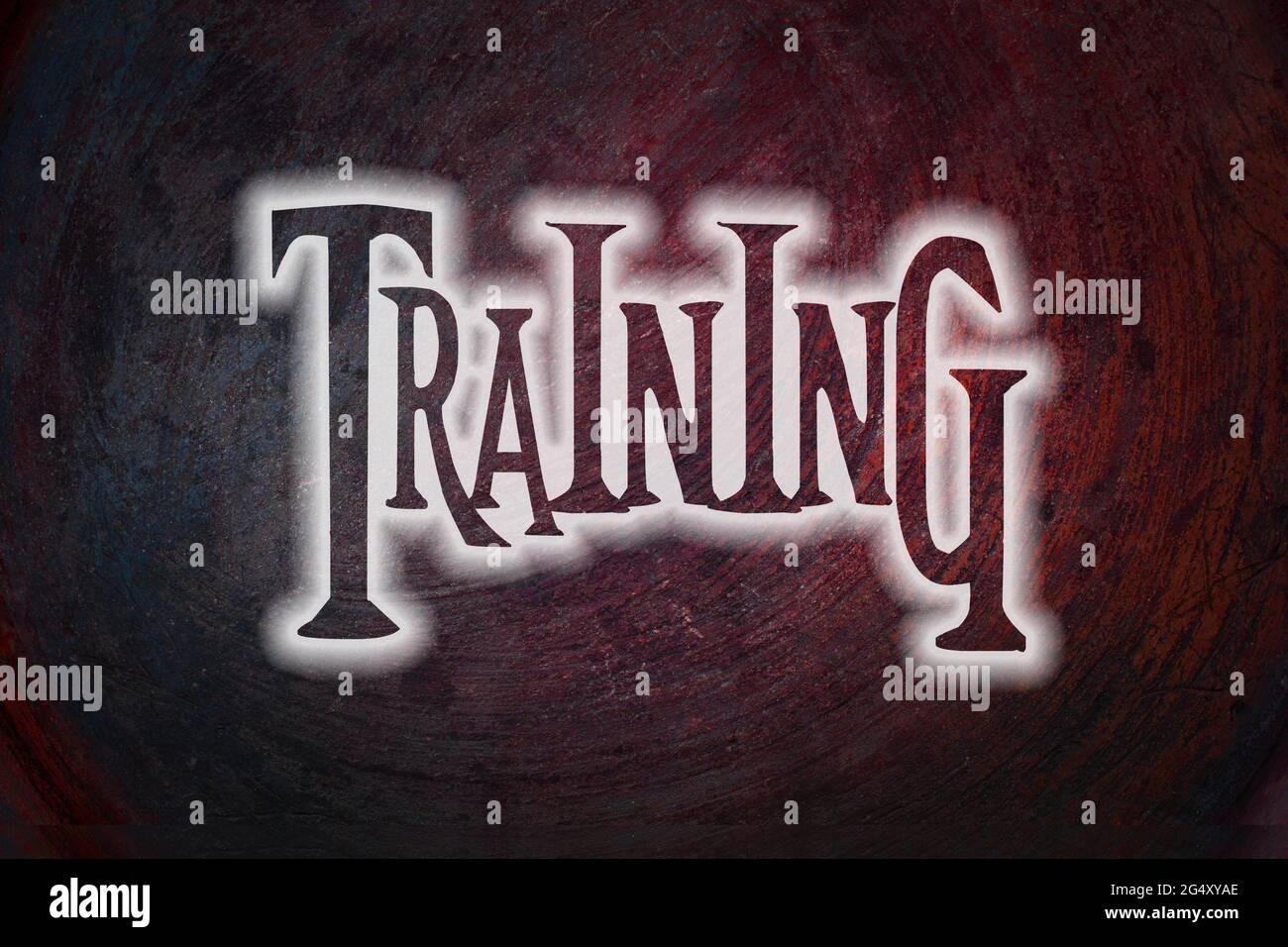 Training Time Concept text on background Stock Photo - Alamy