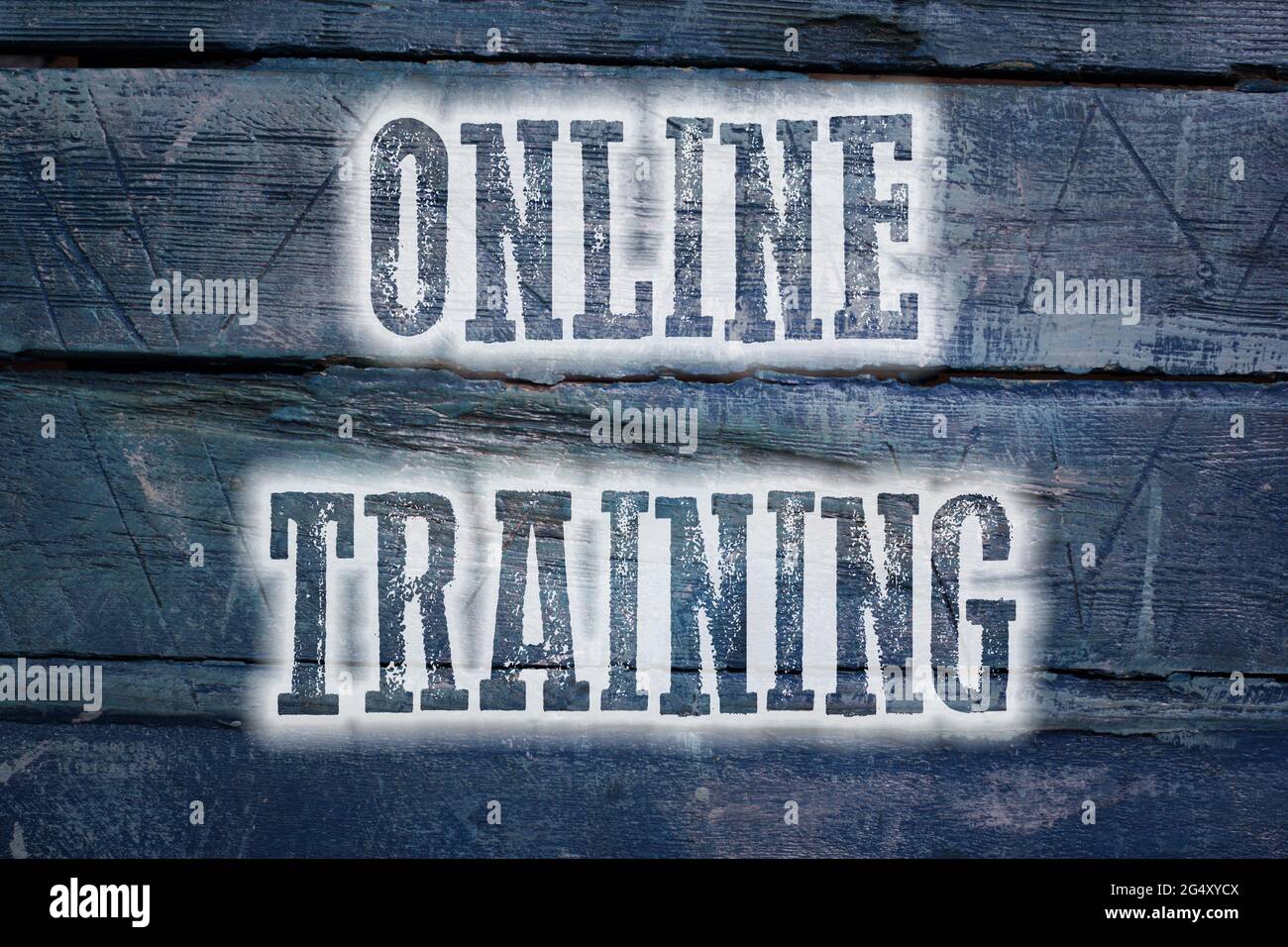 Online Training Concept text on background Stock Photo - Alamy