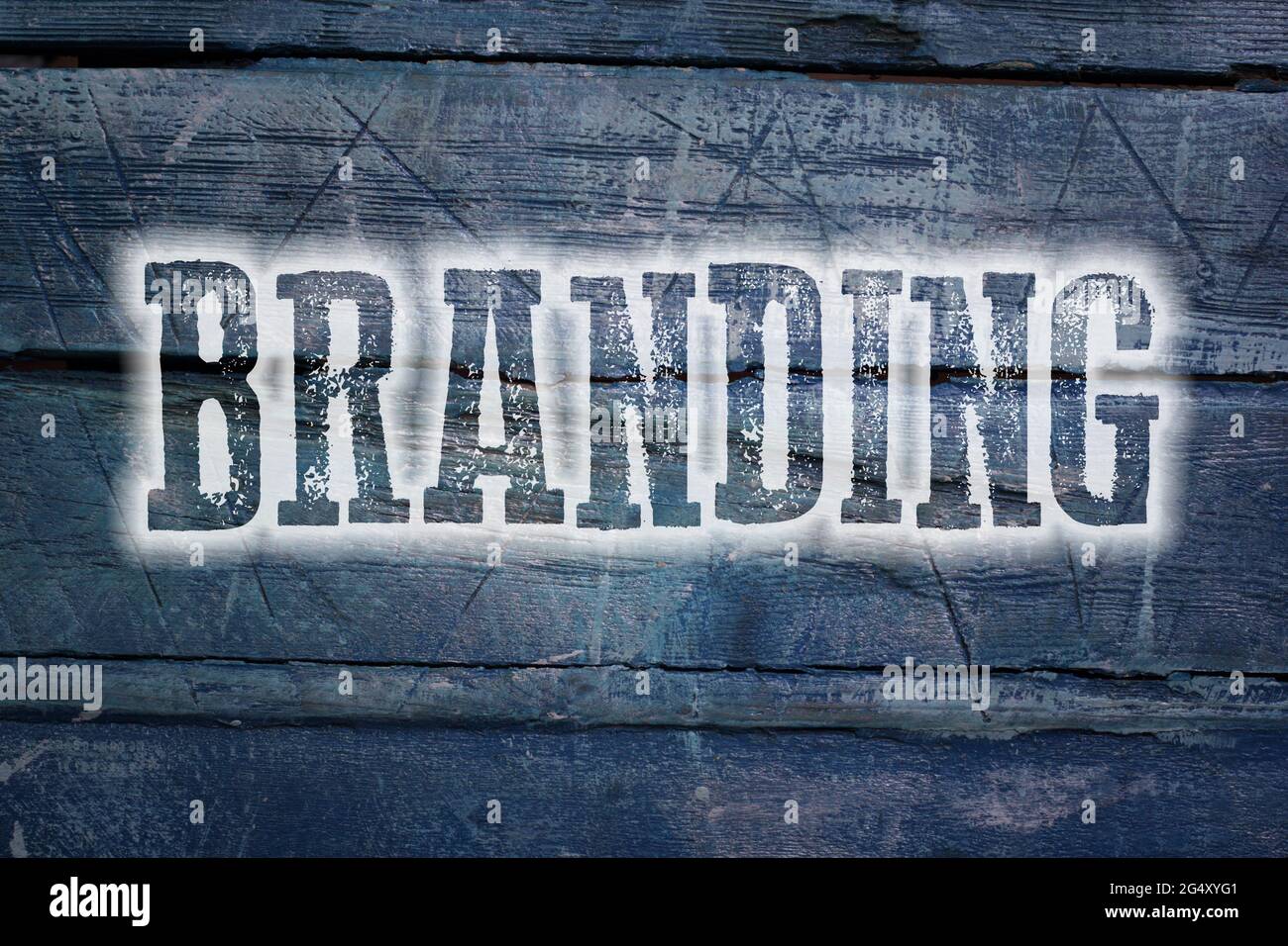 Branding Concept text on background Stock Photo - Alamy
