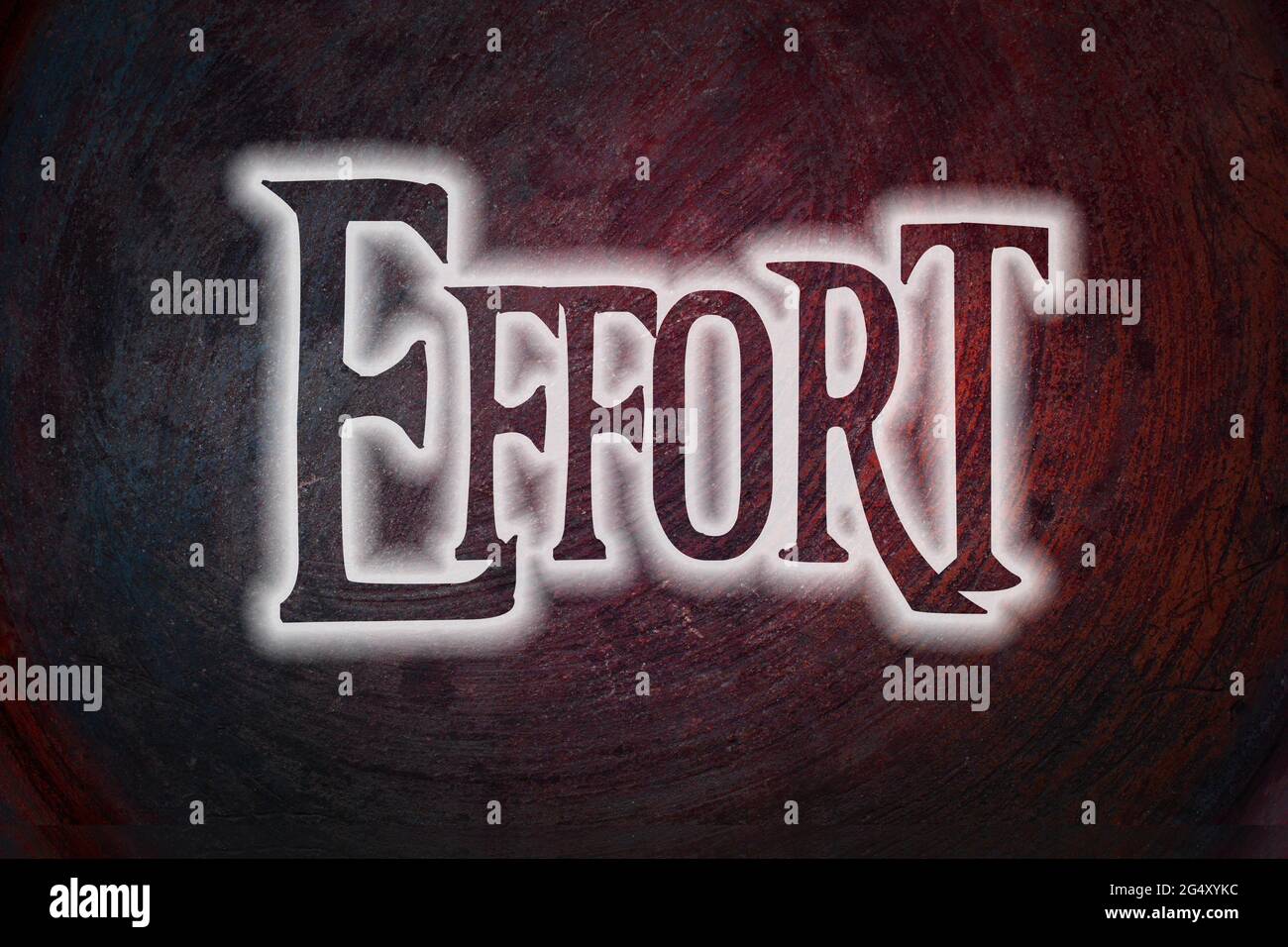Effort Concept text on background Stock Photo - Alamy