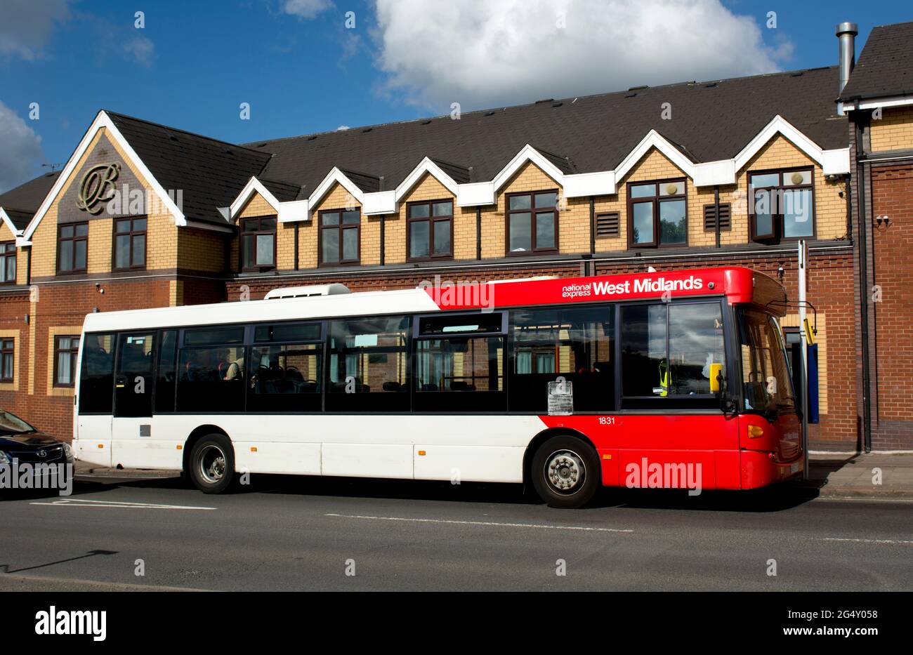 National Express West Midlands bus in Golden Hillock Road, Small Heath ...