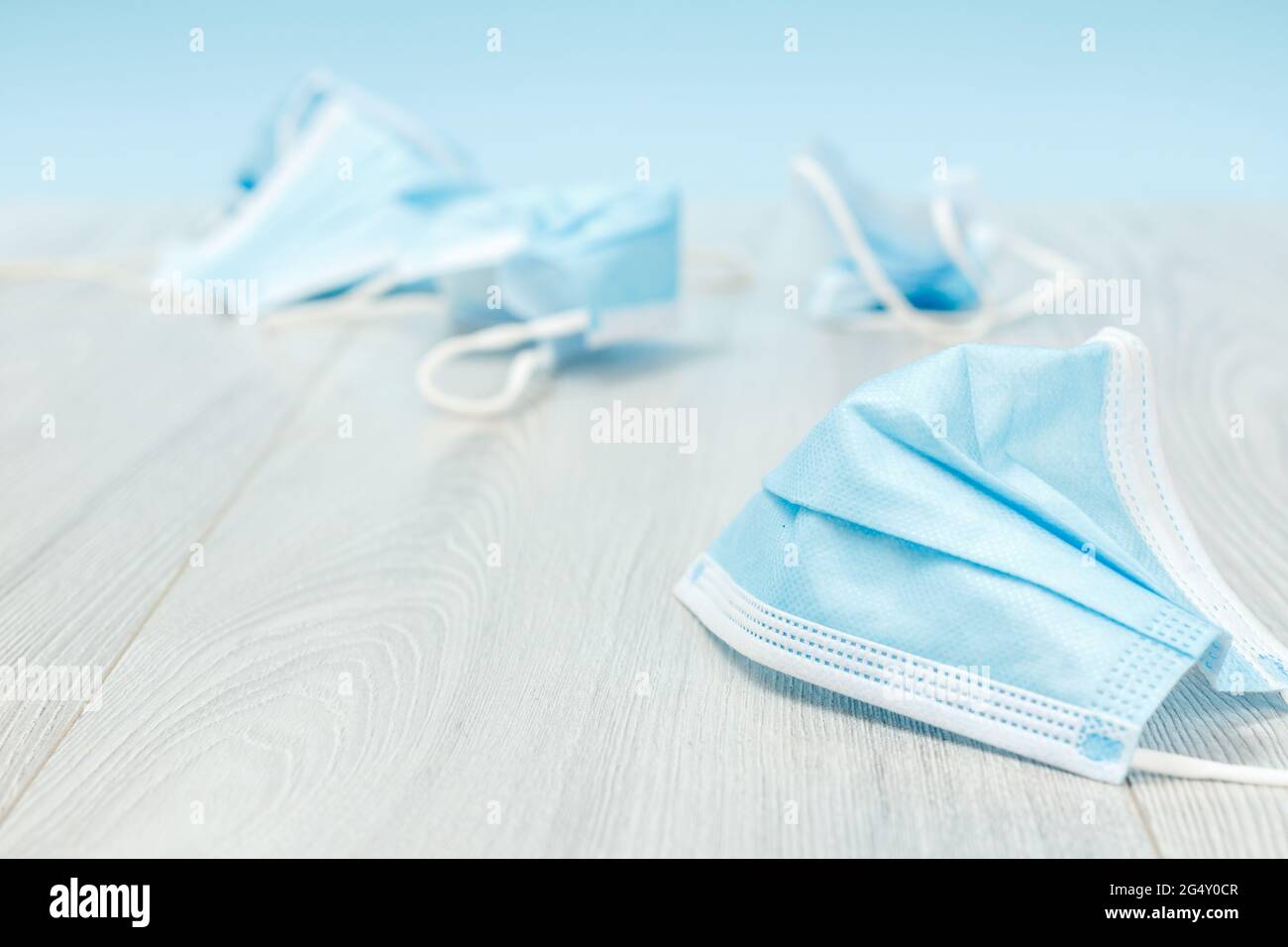 Used protective equipment hi-res stock photography and images - Alamy