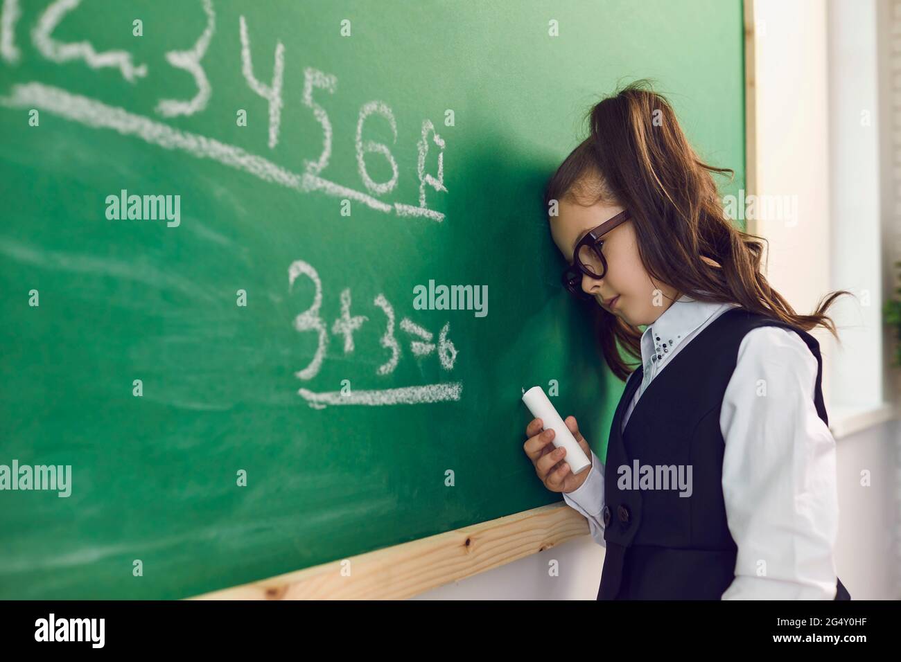 Math chalkboard hi-res stock photography and images - Alamy