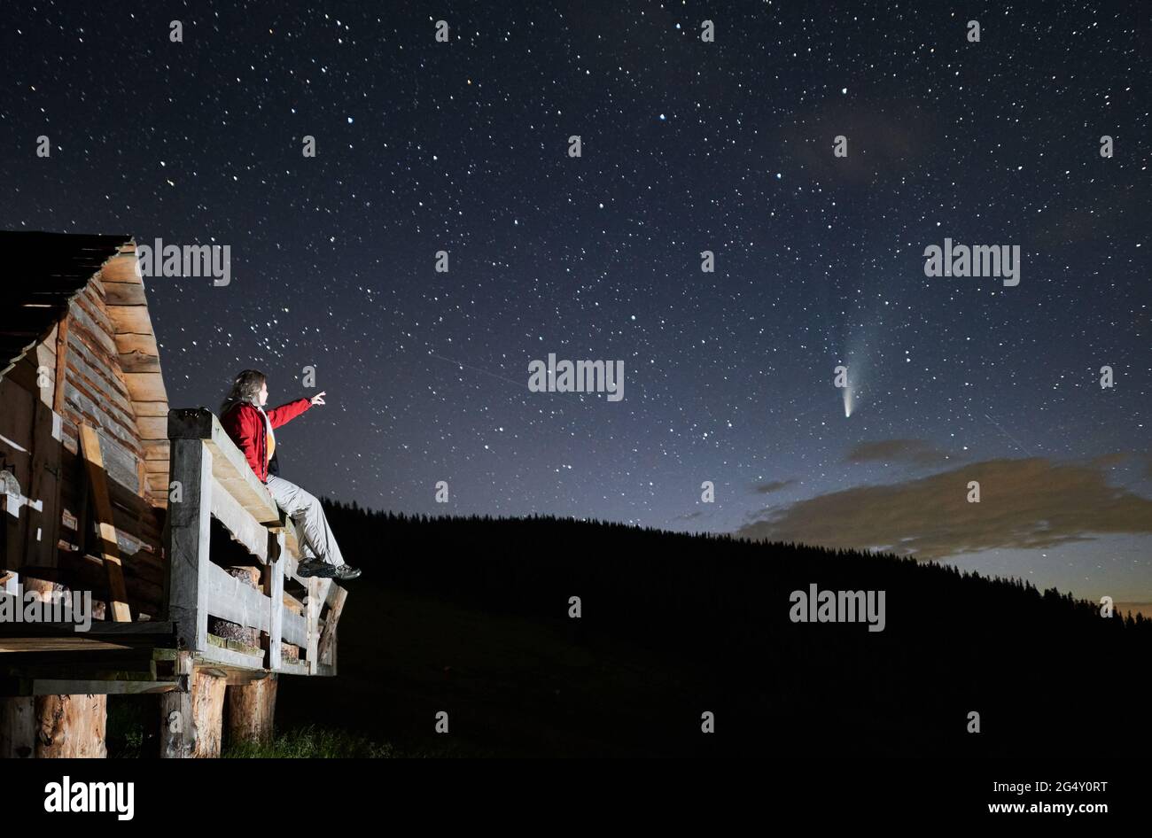 View From Balcony At Night High Resolution Stock Photography and Images ...