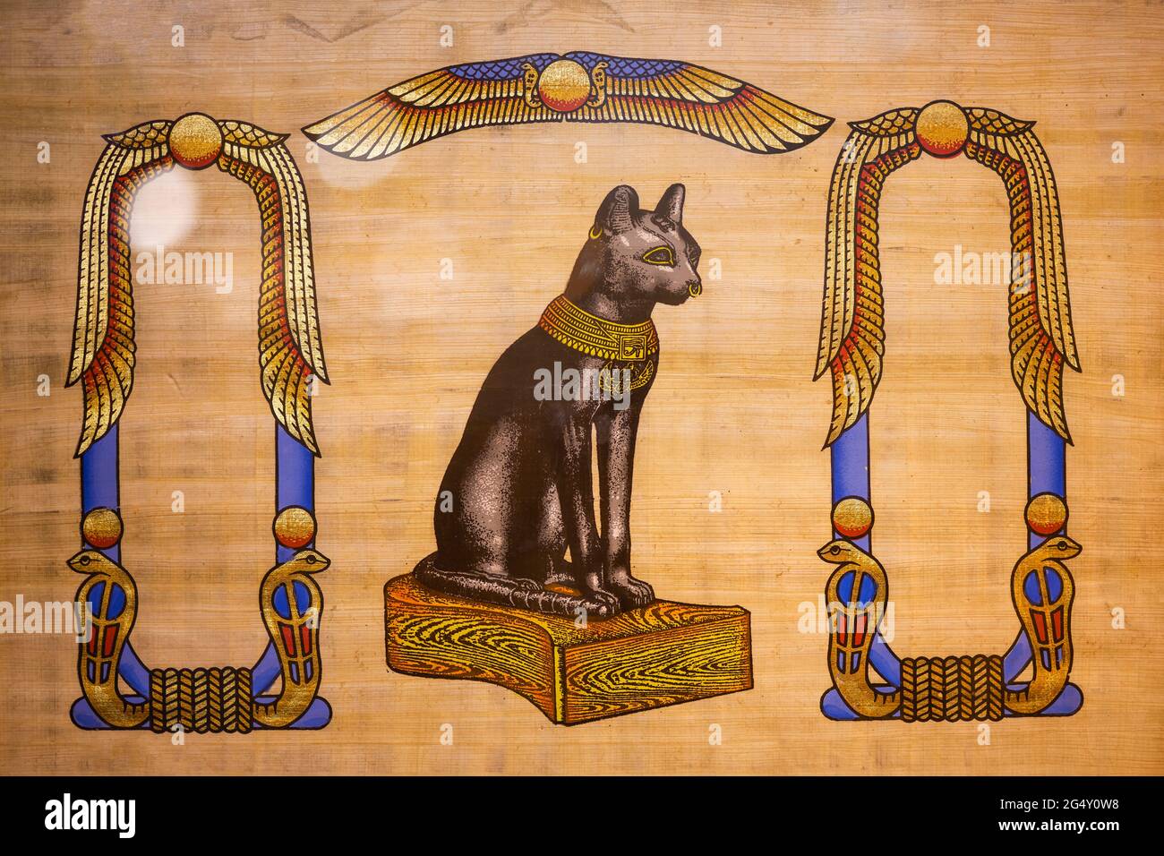 Papyrus. Old natural paper from Egypt Stock Photo - Alamy