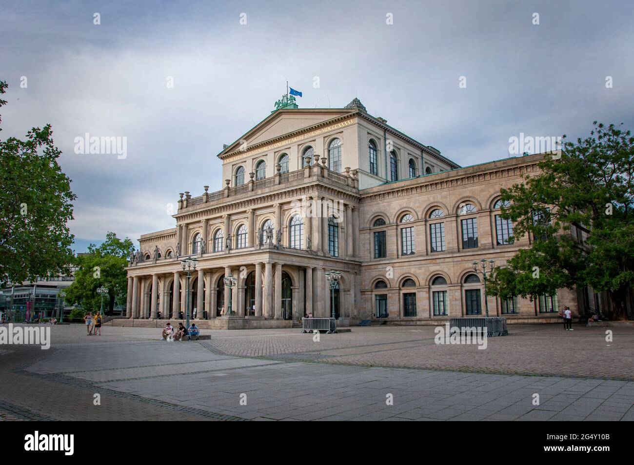 HANNOVER, GERMANY. JUNE 19, 2021. Opera House in Hanover. It is one of ...