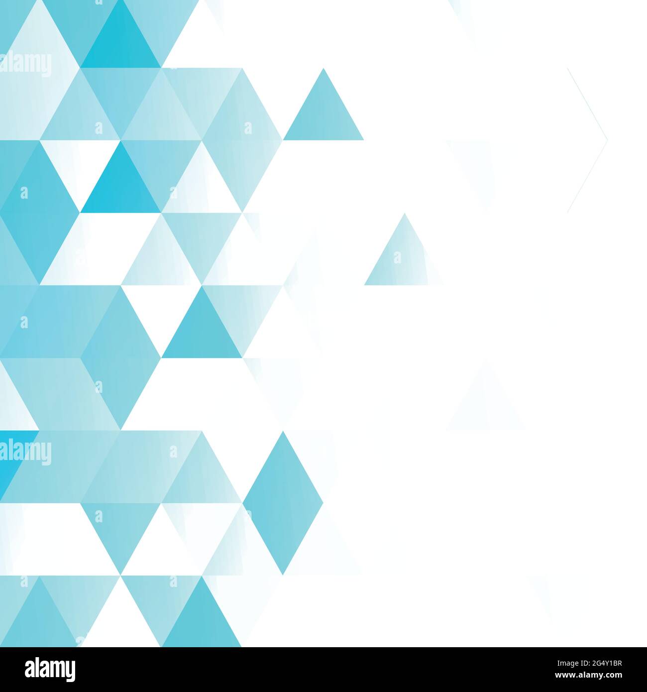 Abstract blue panoramic background made of triangles - Vector ...